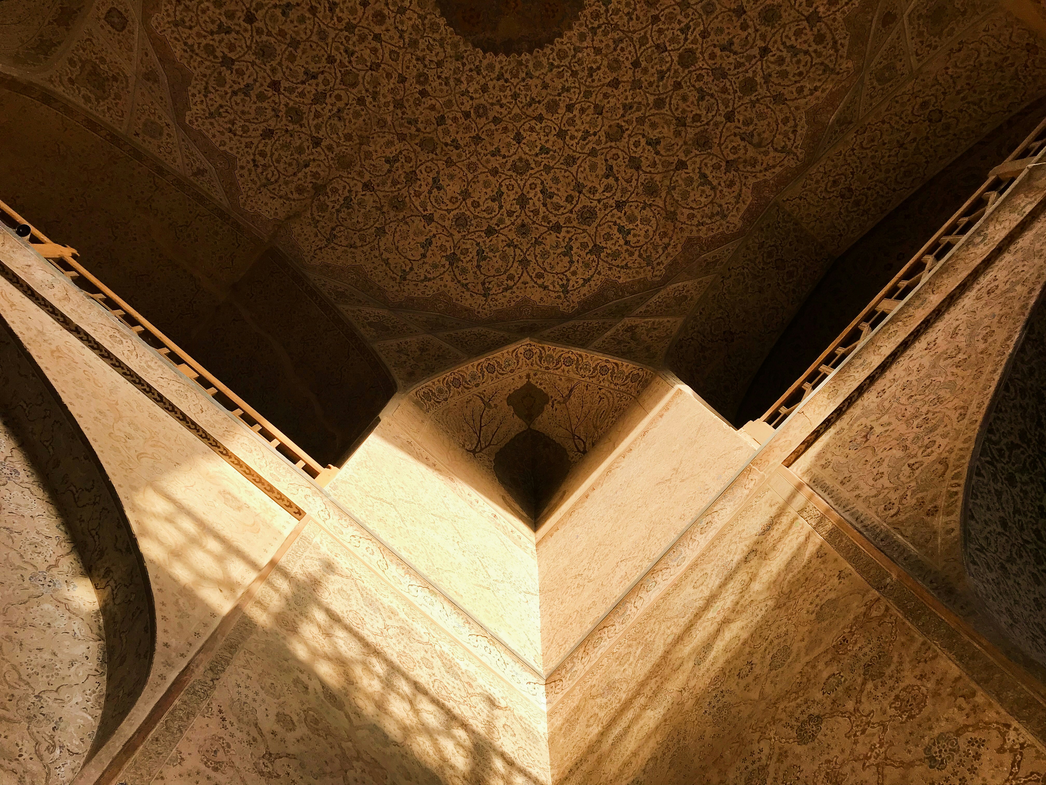 a view of the ceiling of a buildingKimia Khoubani