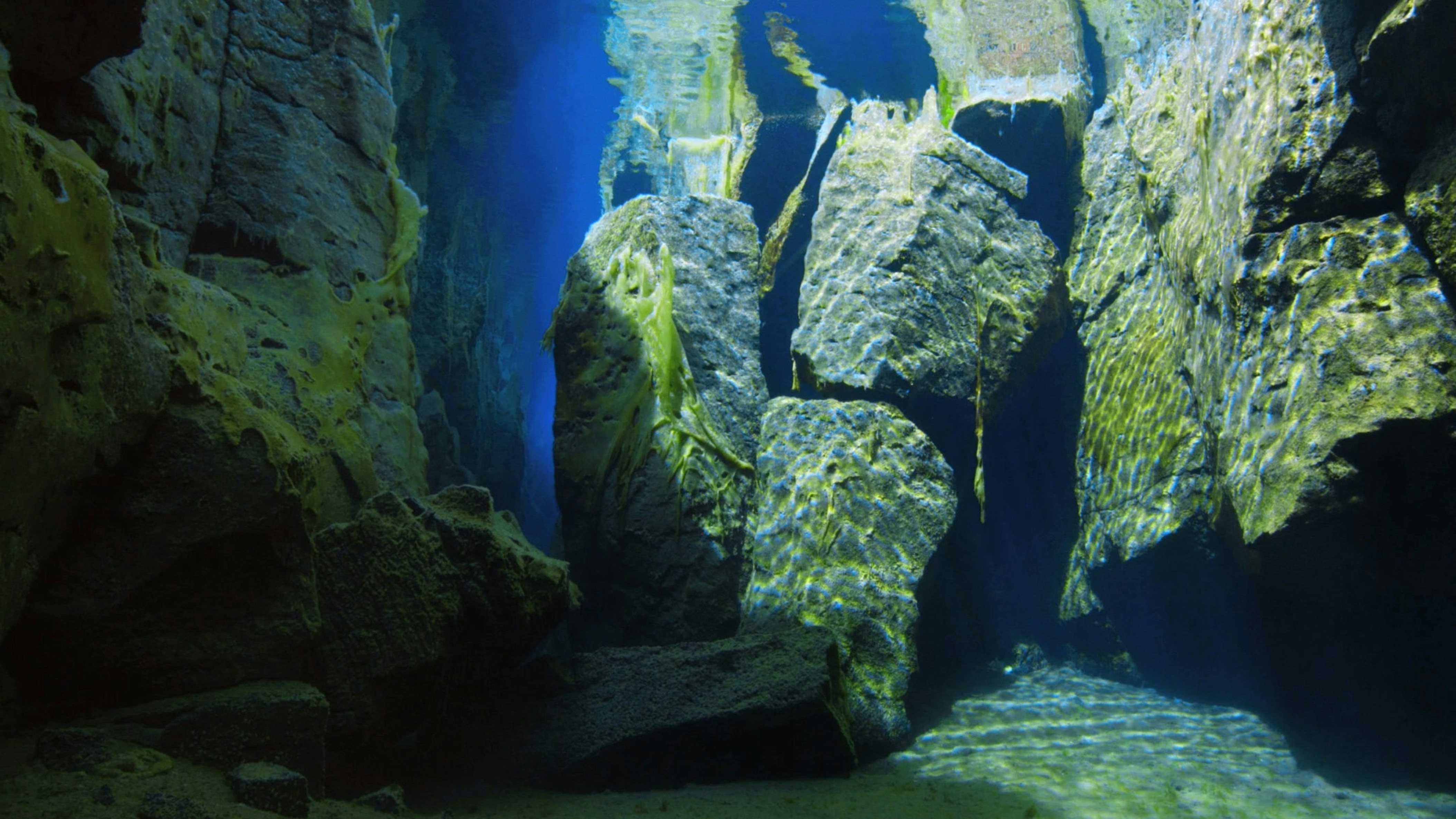 Underwater Rock Formations