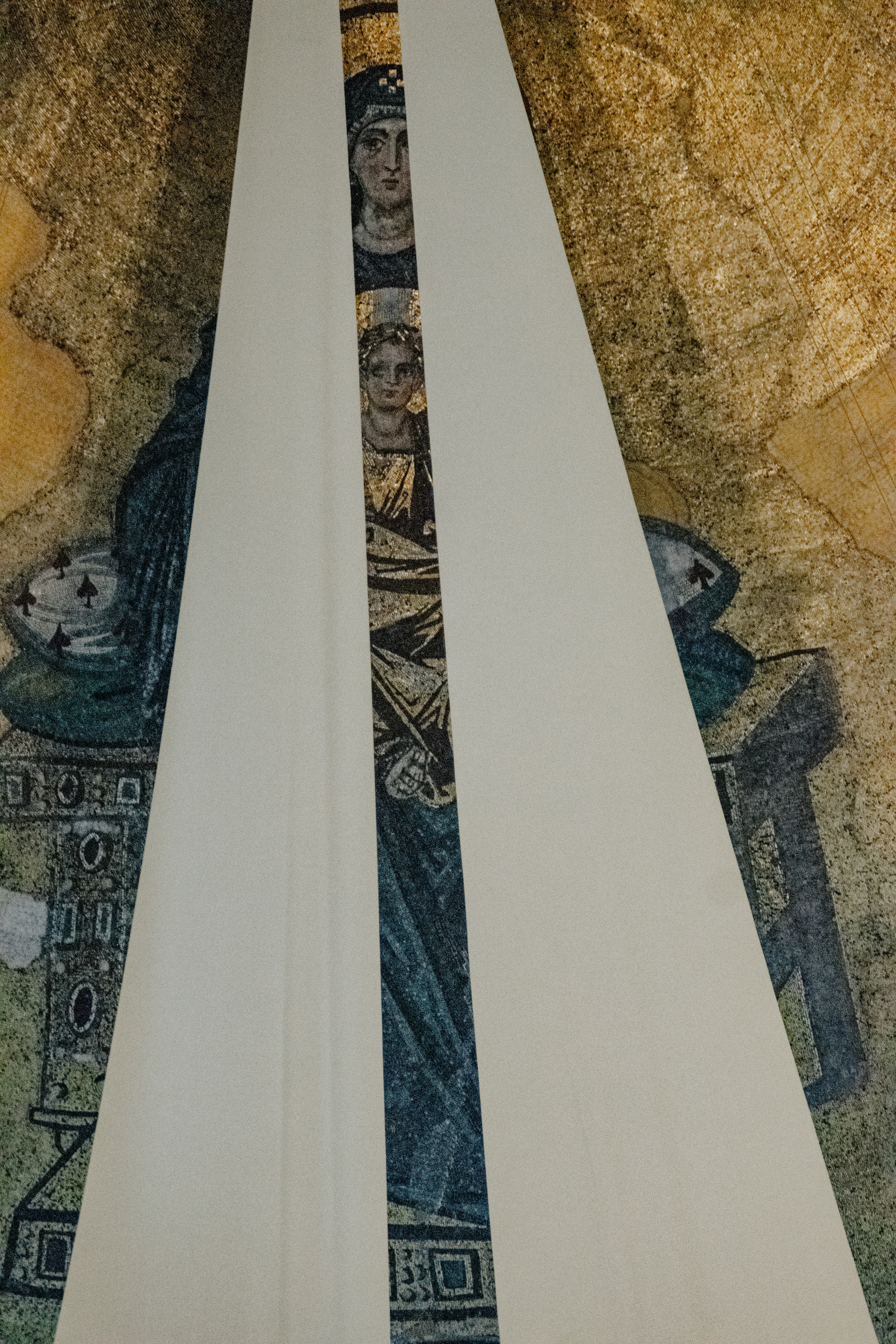 Between Slats of Light: A Sacred Icon Emerges