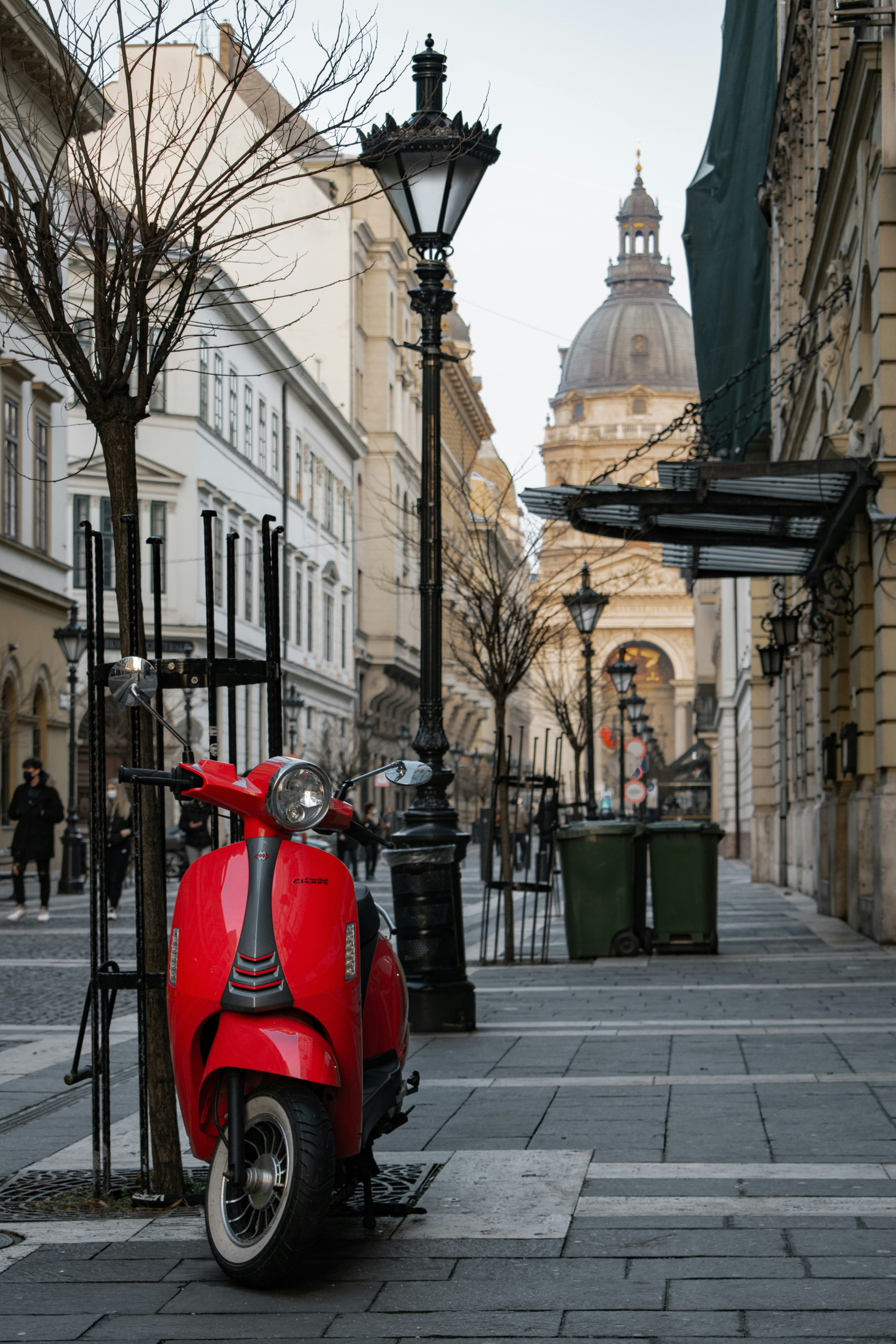 Urban Red: A Vespa's Quiet Resilience
