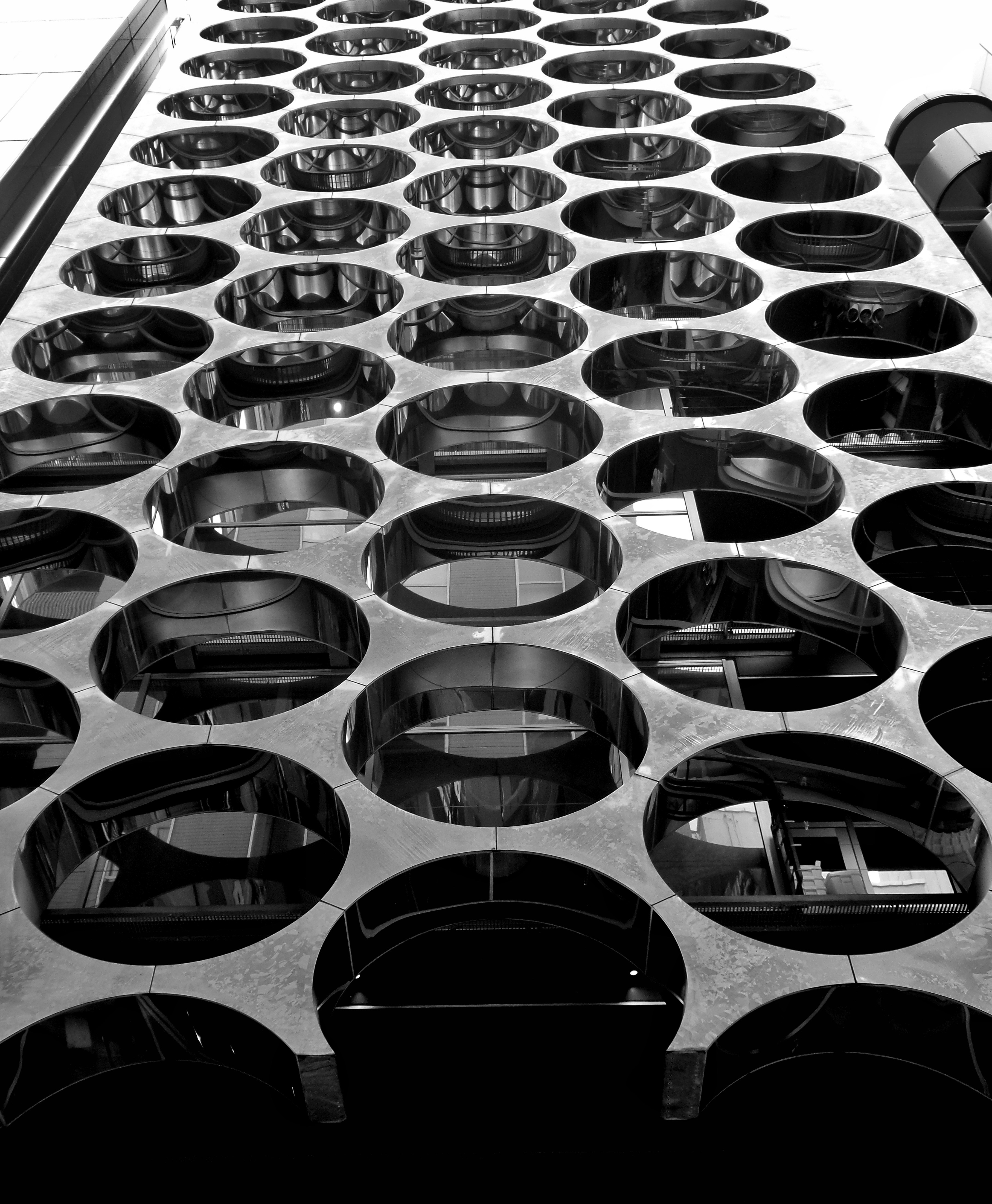 Circles of Steel: A Repeating Grid of Circular Openings