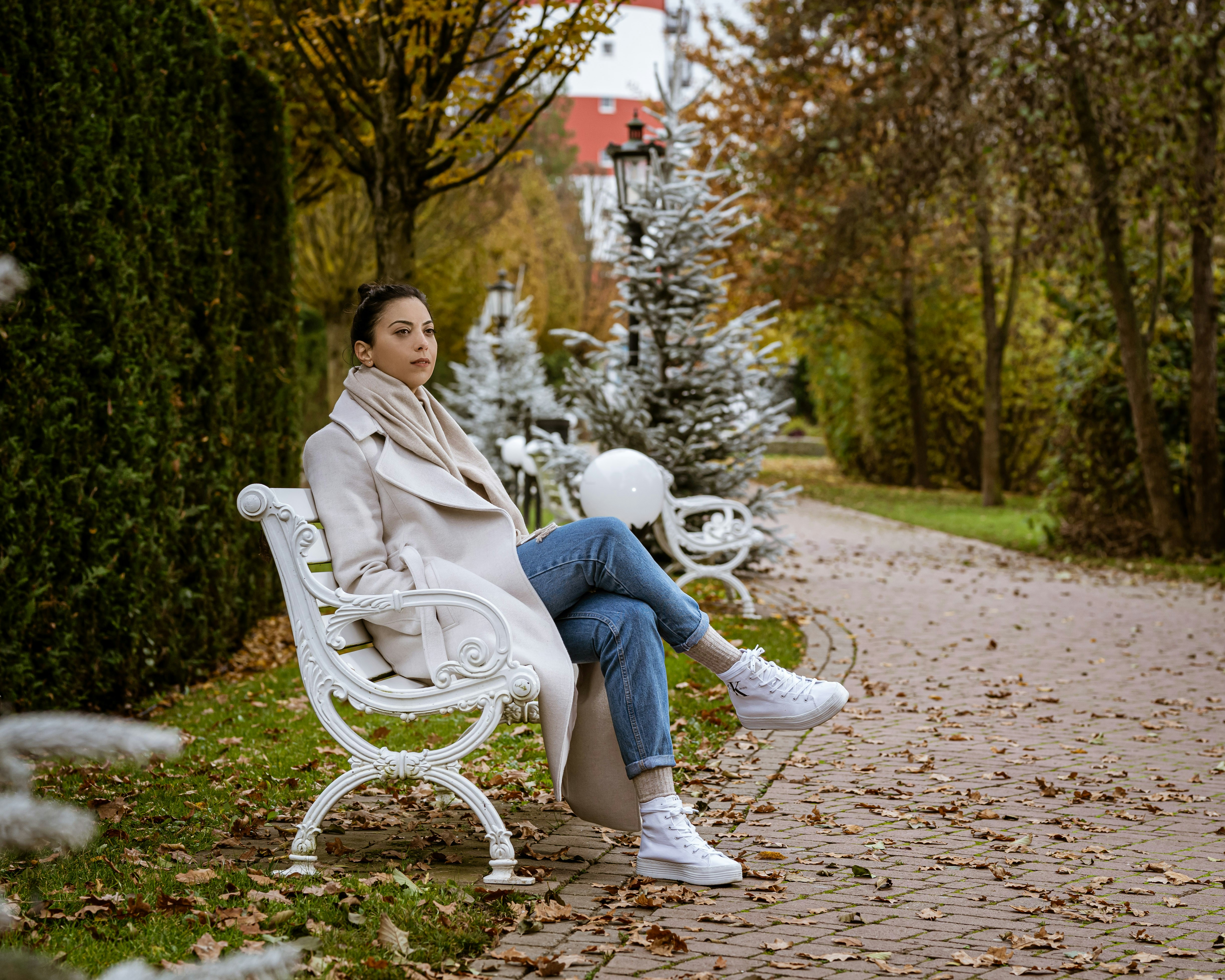 Serenity in an Autumn Park