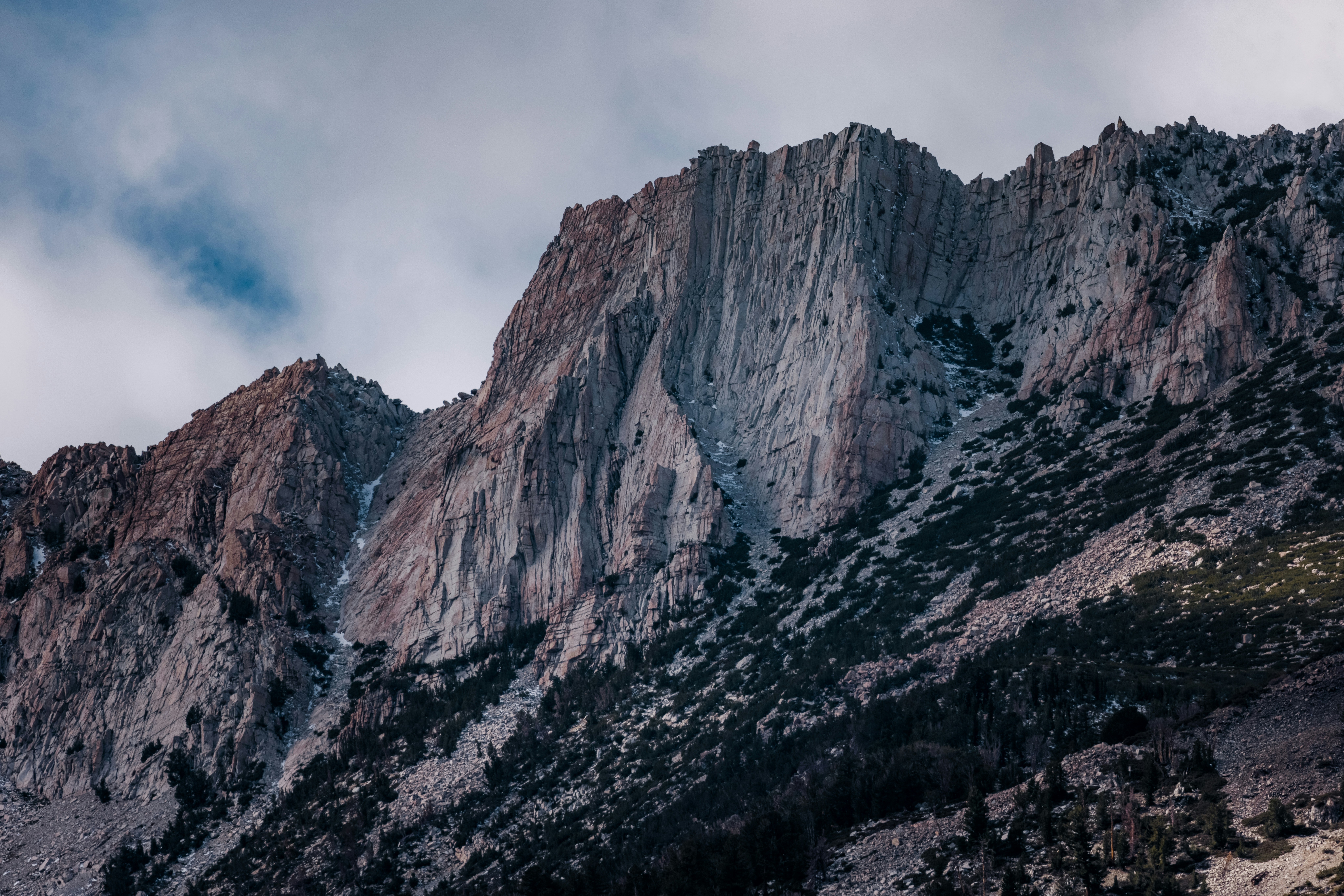 A very tall mountain with a sky background photo – Free Grey Image on ...
