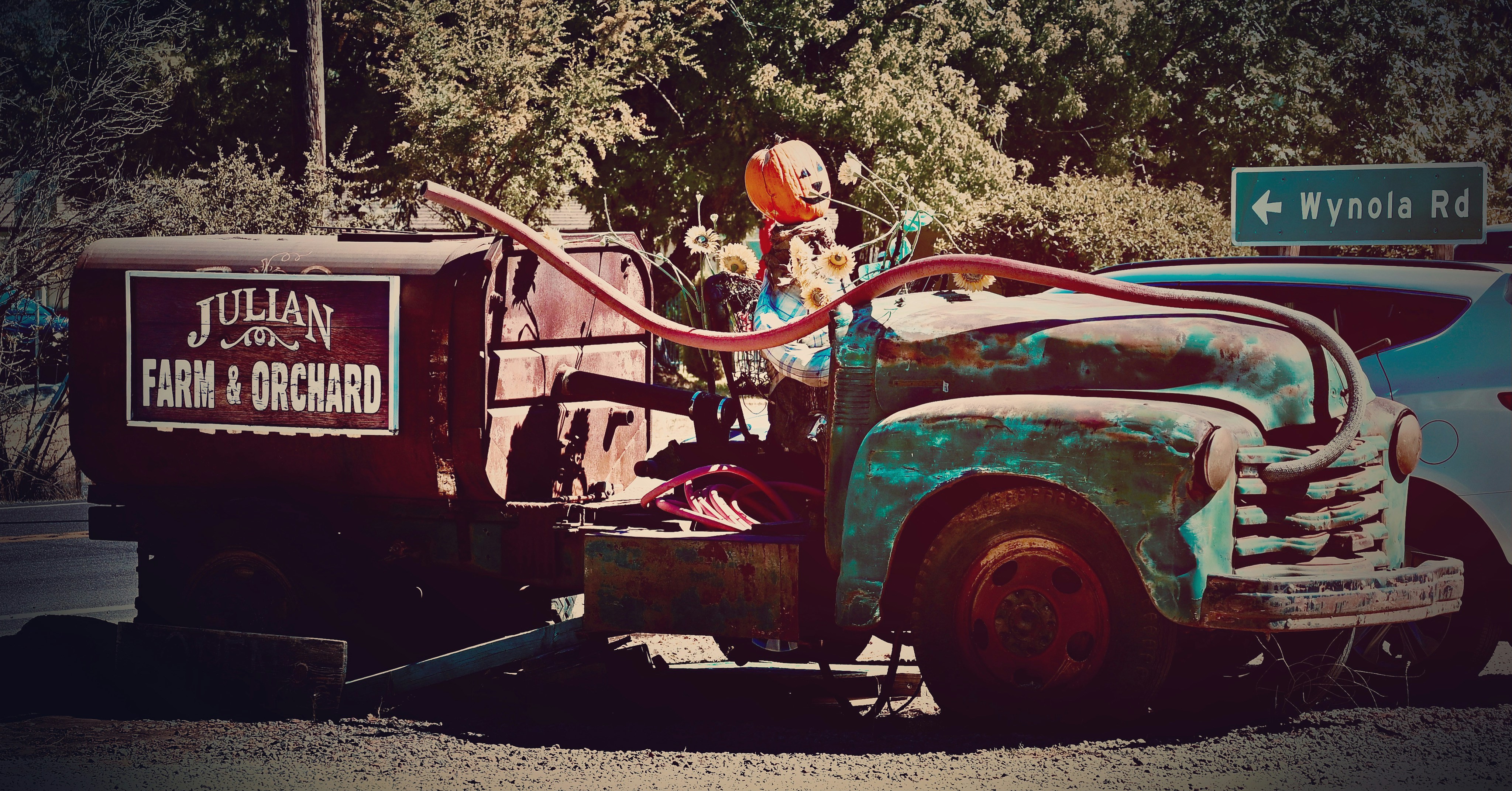 The Orchard Hauler: A Rusted Roadside Relic by Wynola Road
