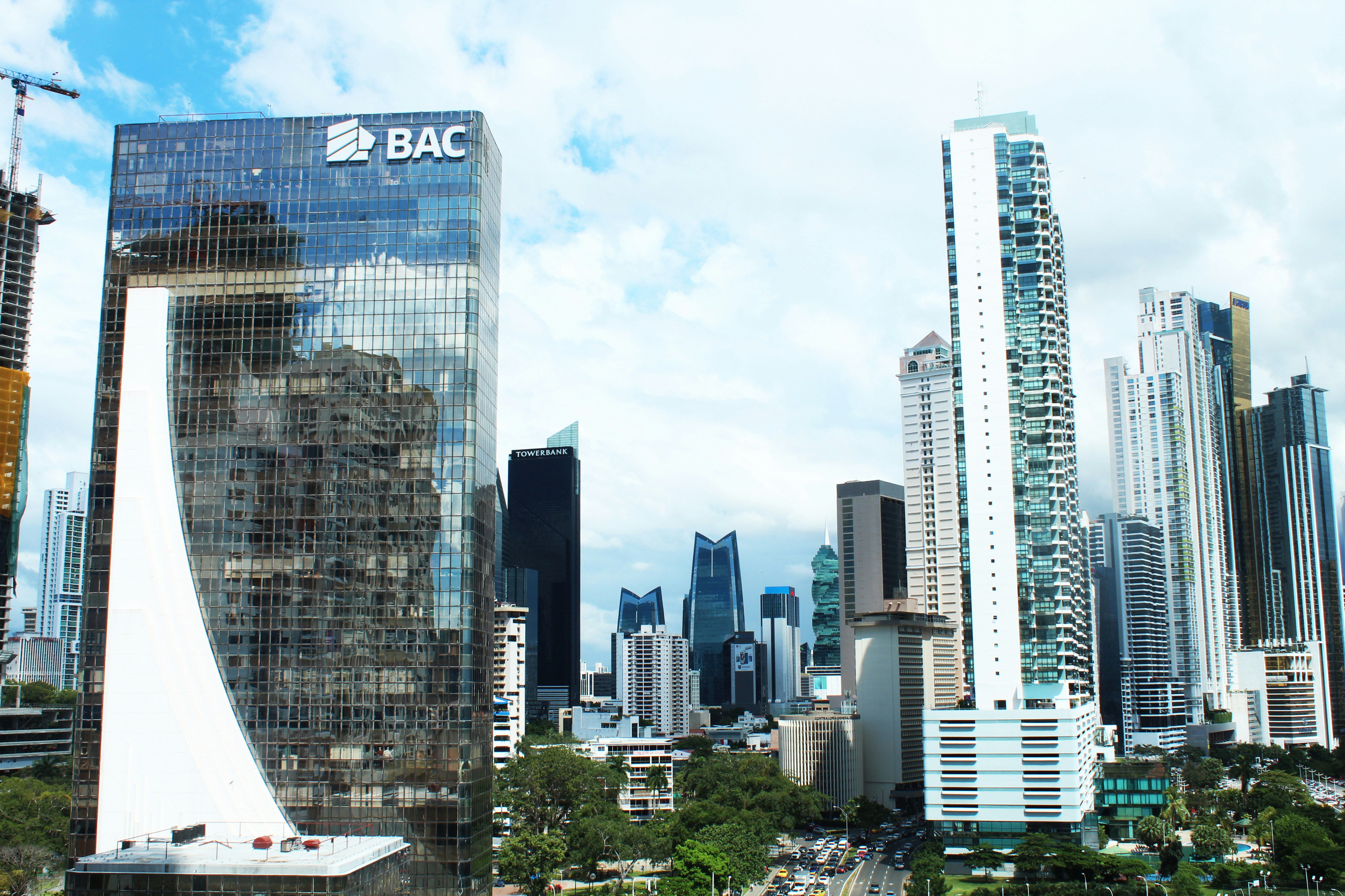 A view of a city with tall buildings photo – Free Panama city Image on ...