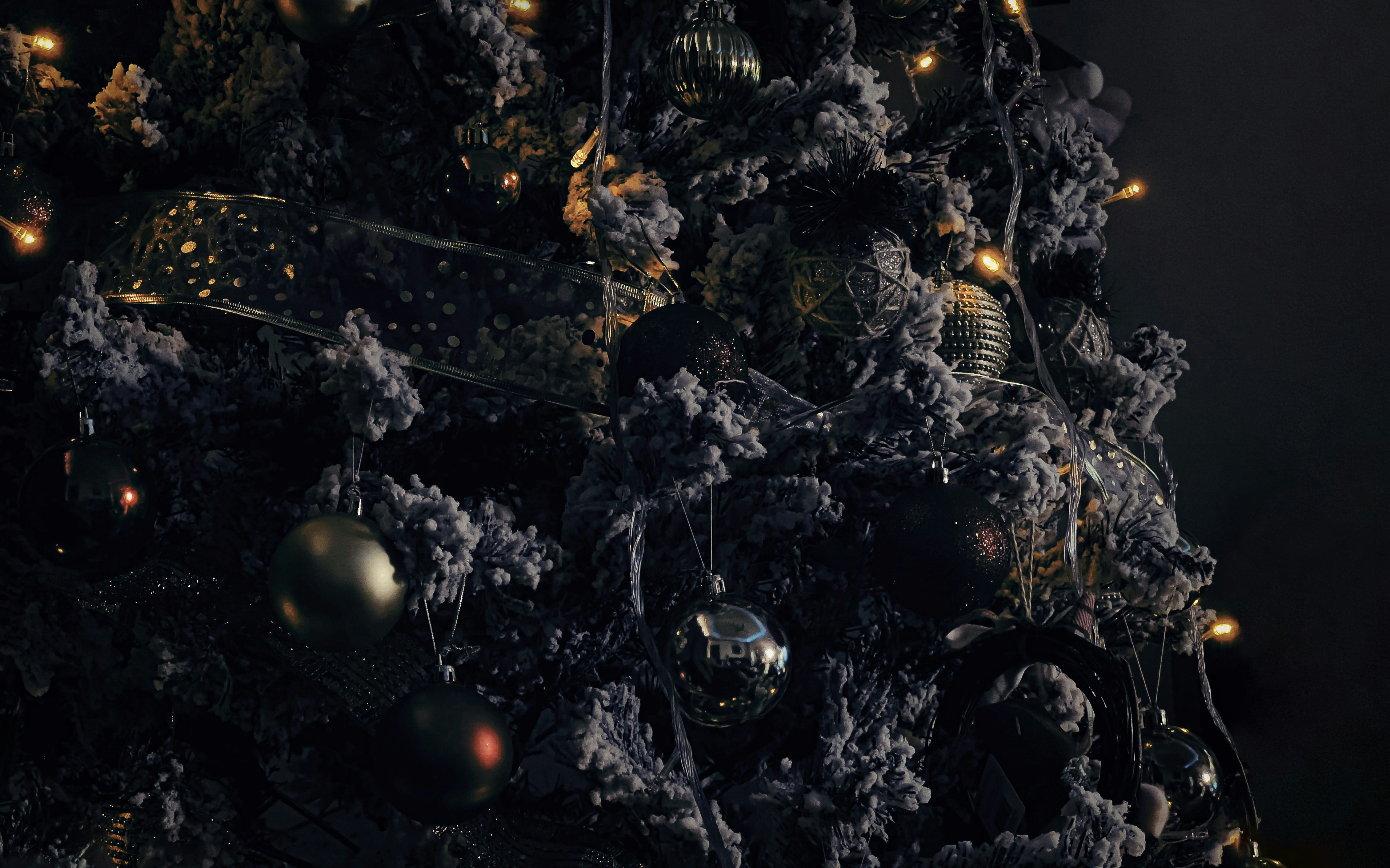 Glimmering Shadows: An Ornate Holiday Display