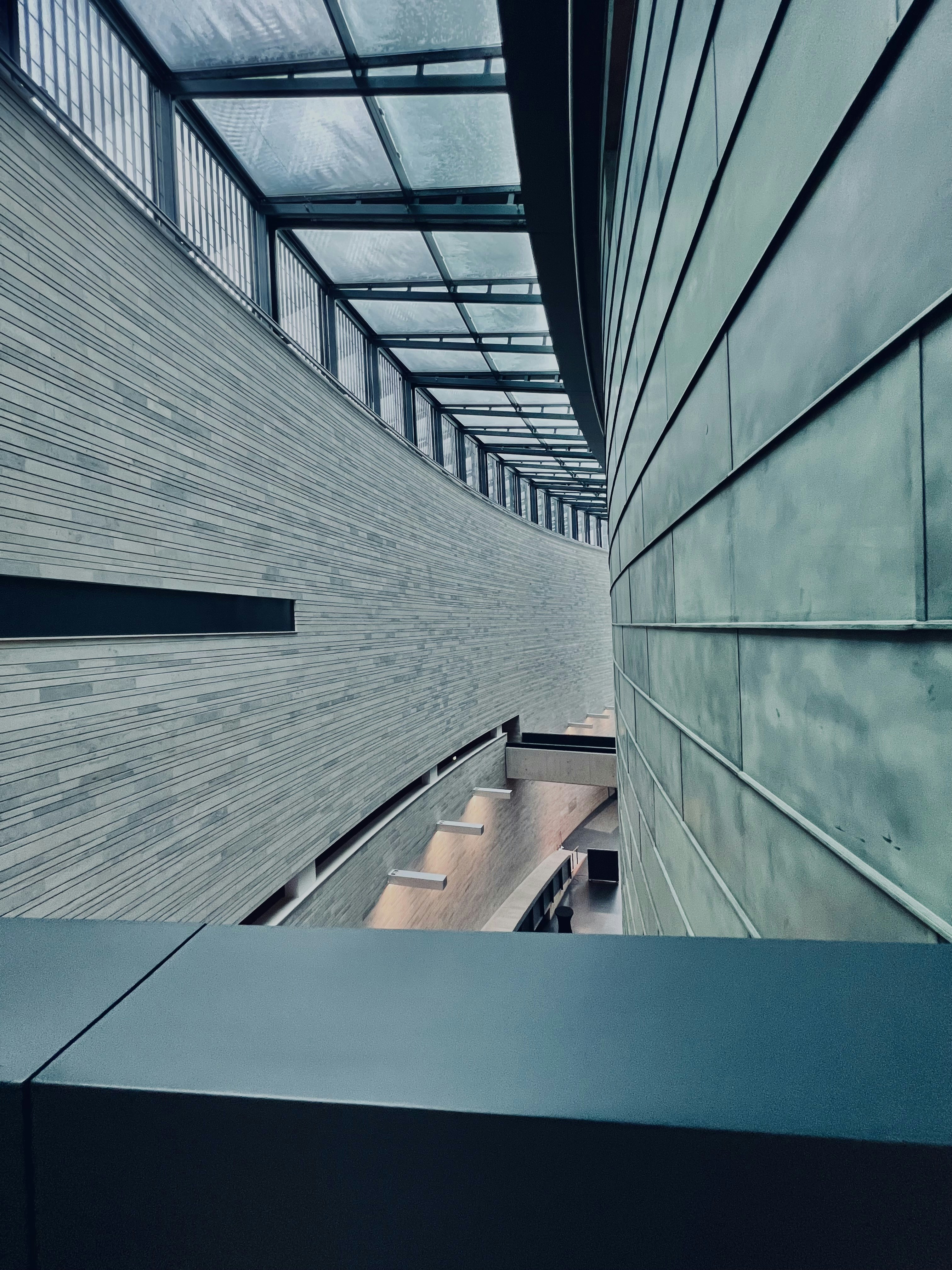 A view of the inside of a building from the outside photo – Free ...