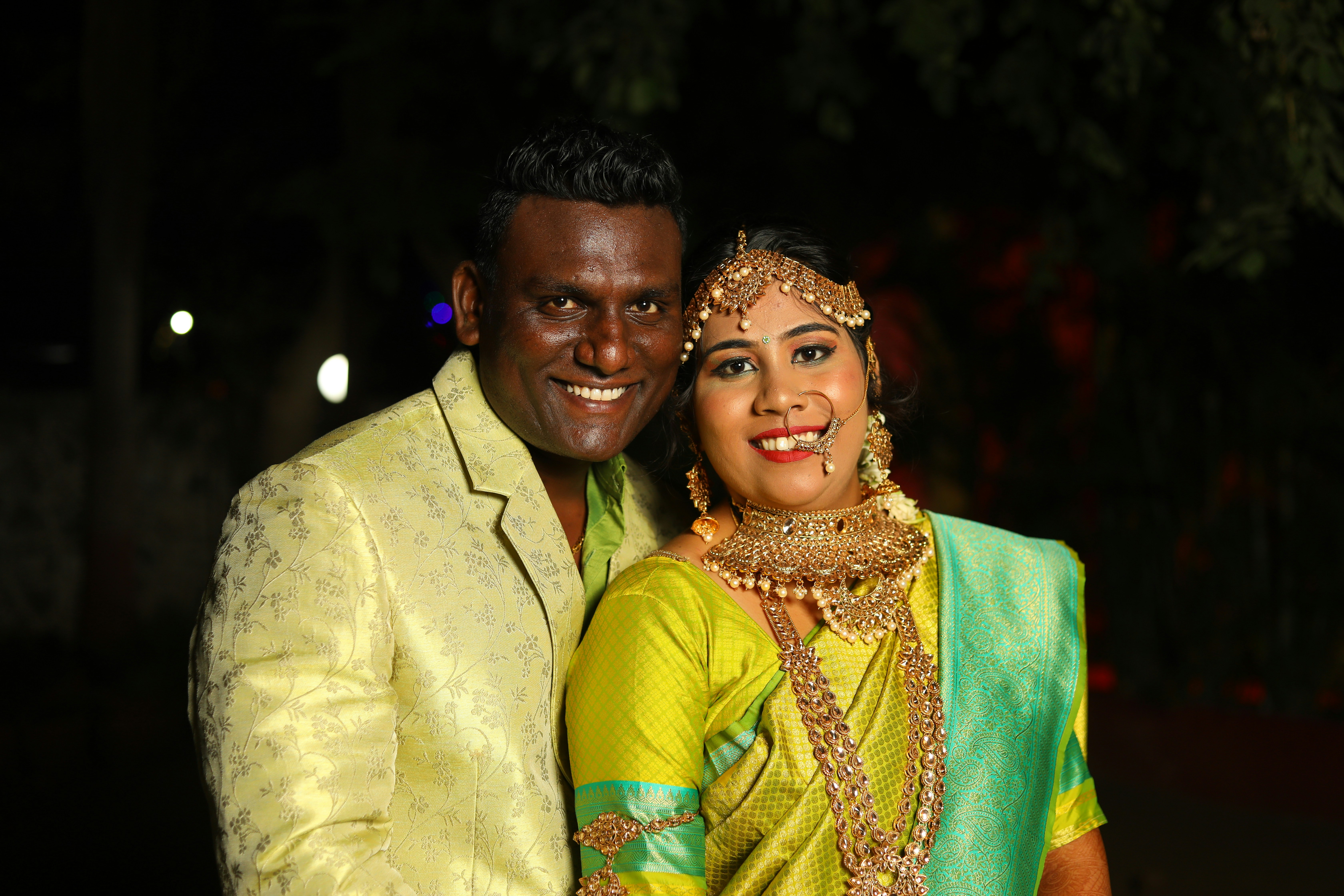 A man and a woman dressed in traditional indian garb photo – Free ...