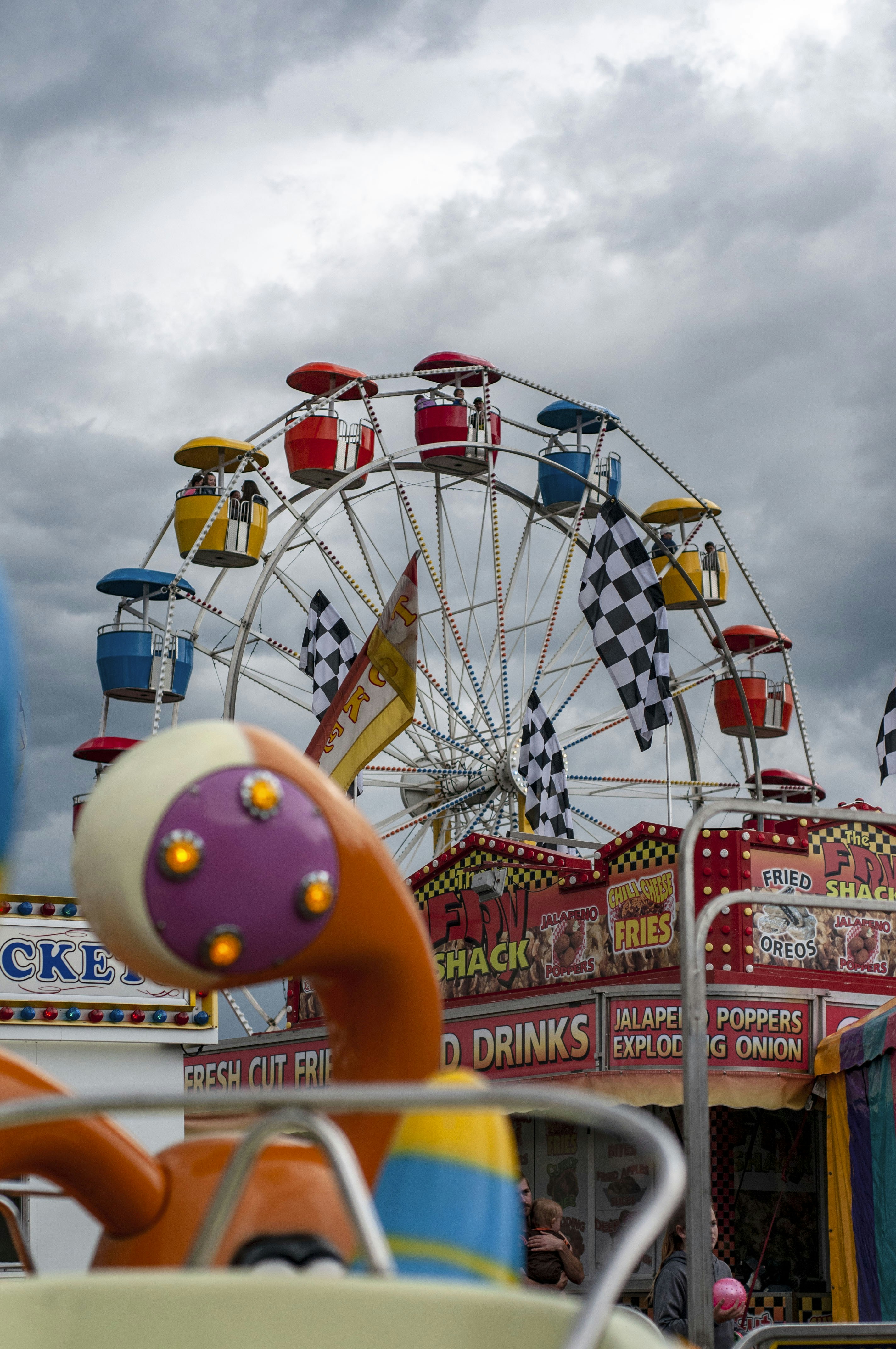 Carnival Rides Background