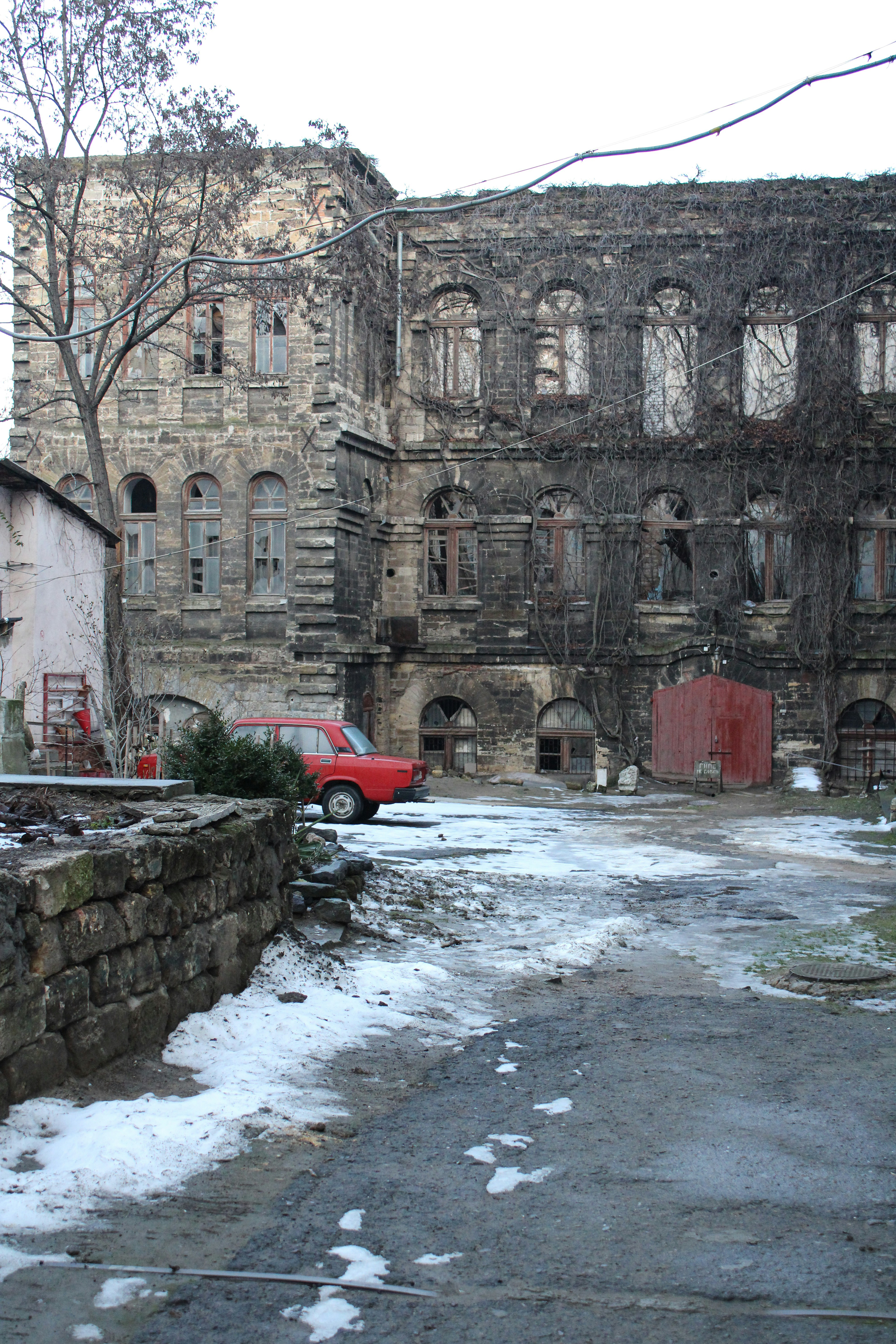 Echoes of a Winter Facade