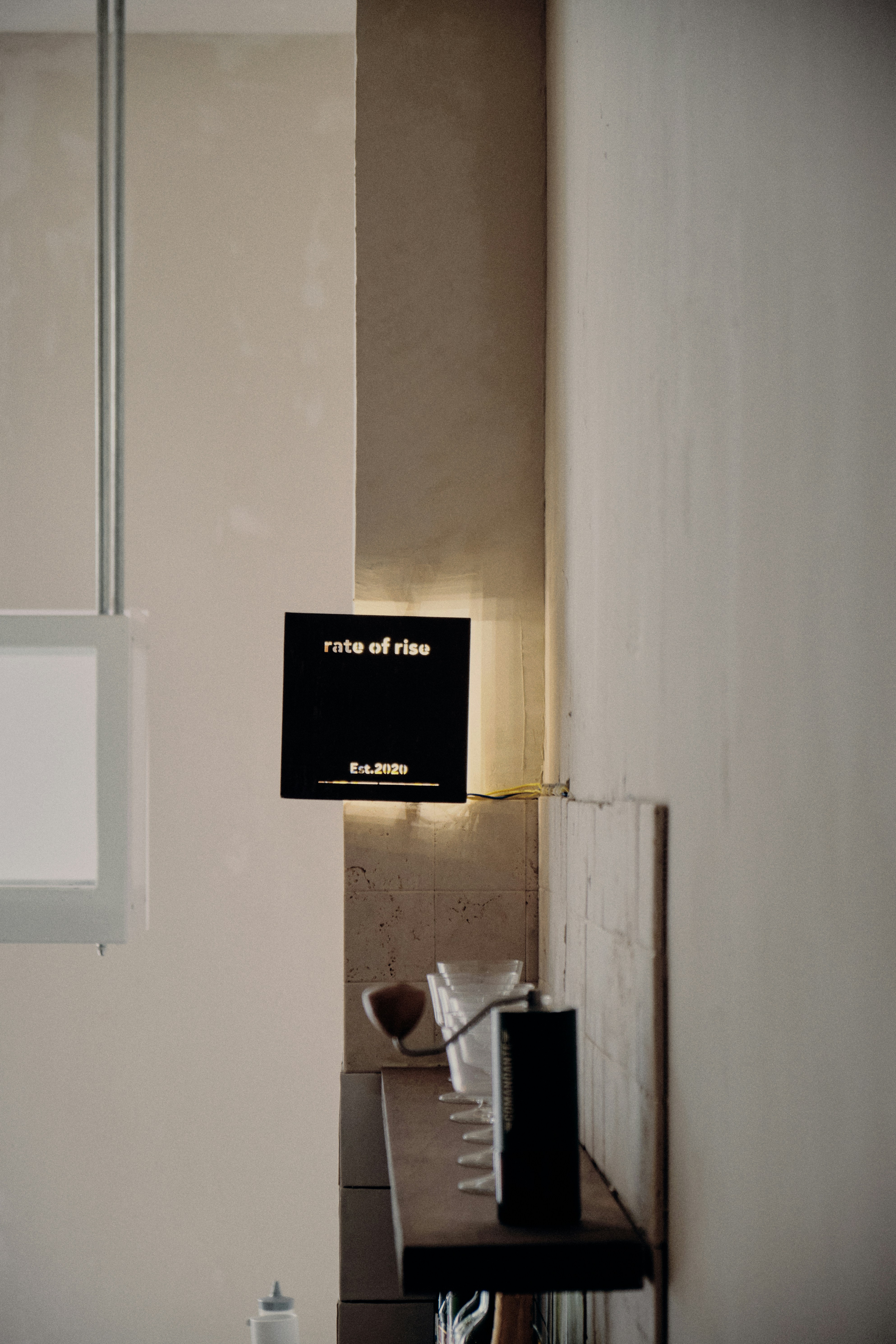 A room that has a sign on the wall photo – Free Coffee shop Image on ...