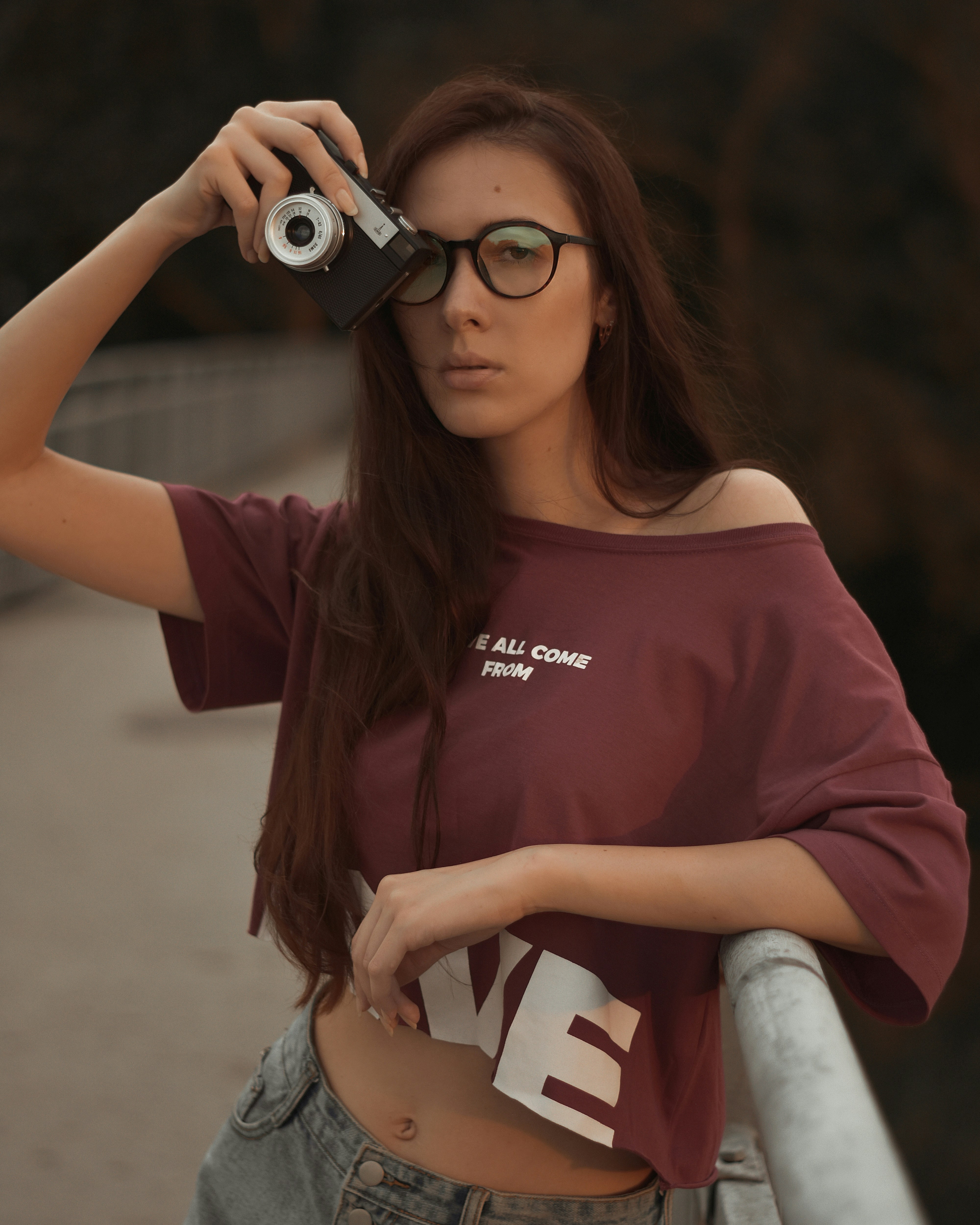 Girl with camera