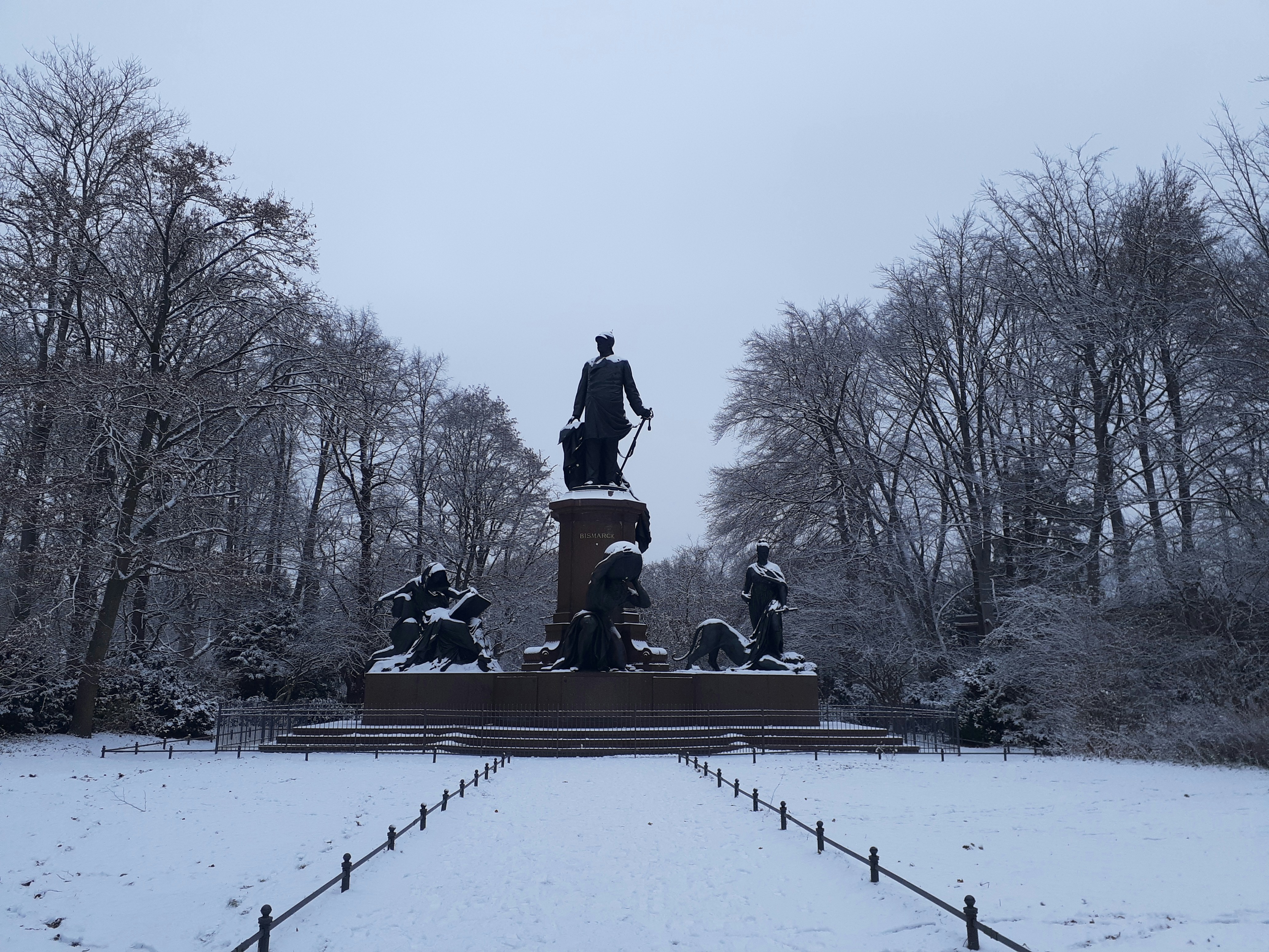 Winter Reverence at the Monument