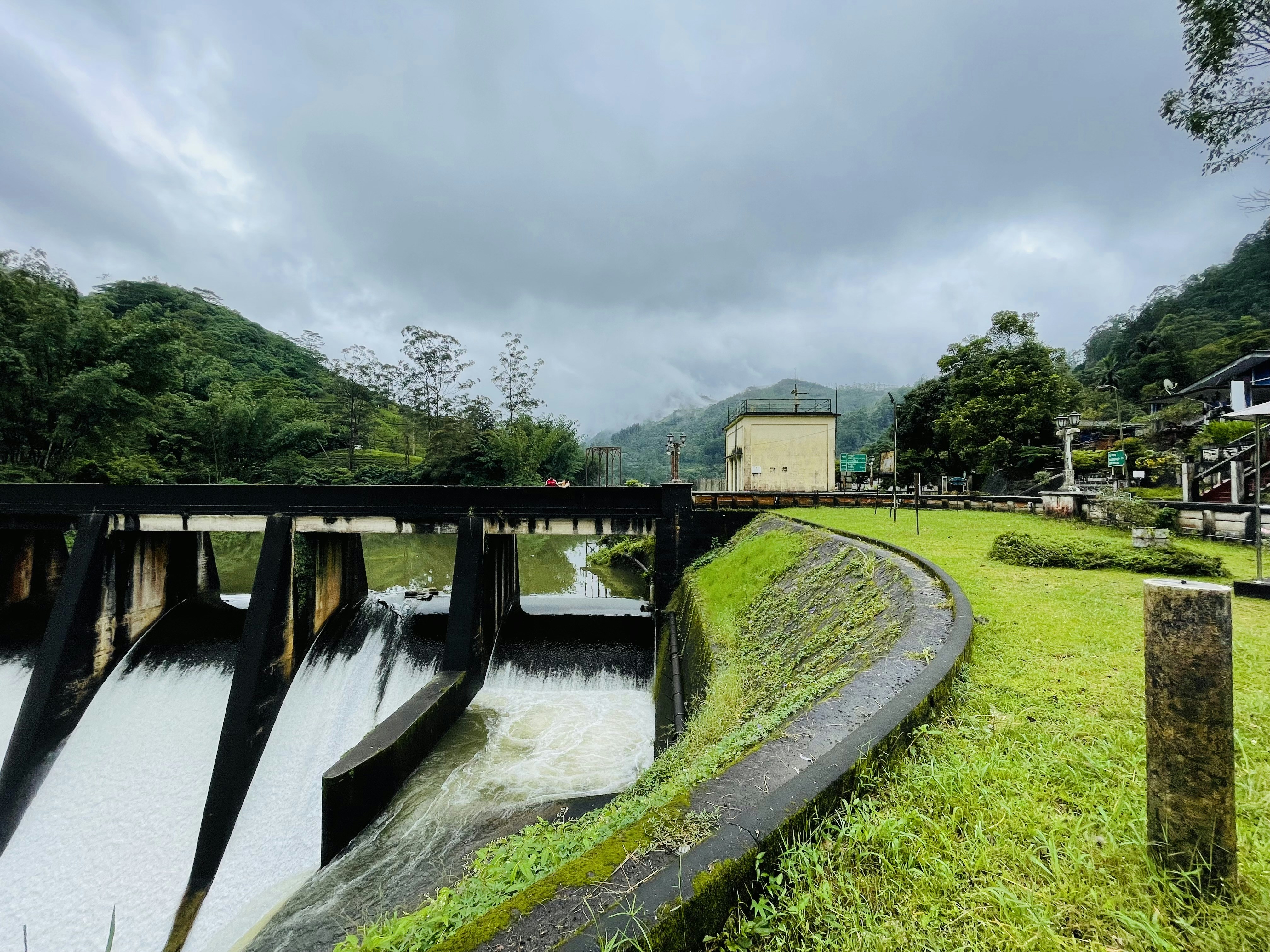 Wimalasurendra reservoir and power station