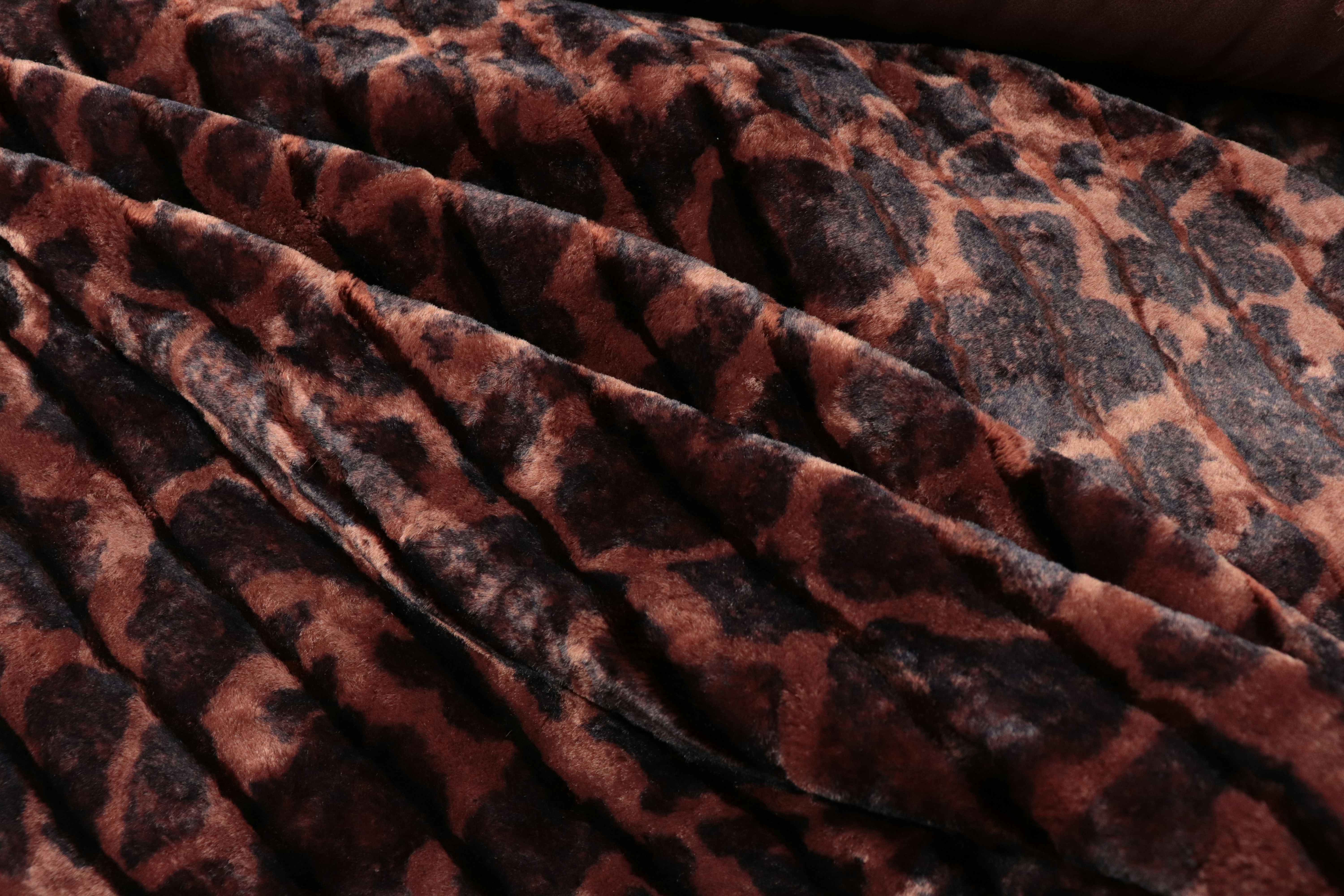 Abstract Granite: Close-up Textures in Rich Russet Hues