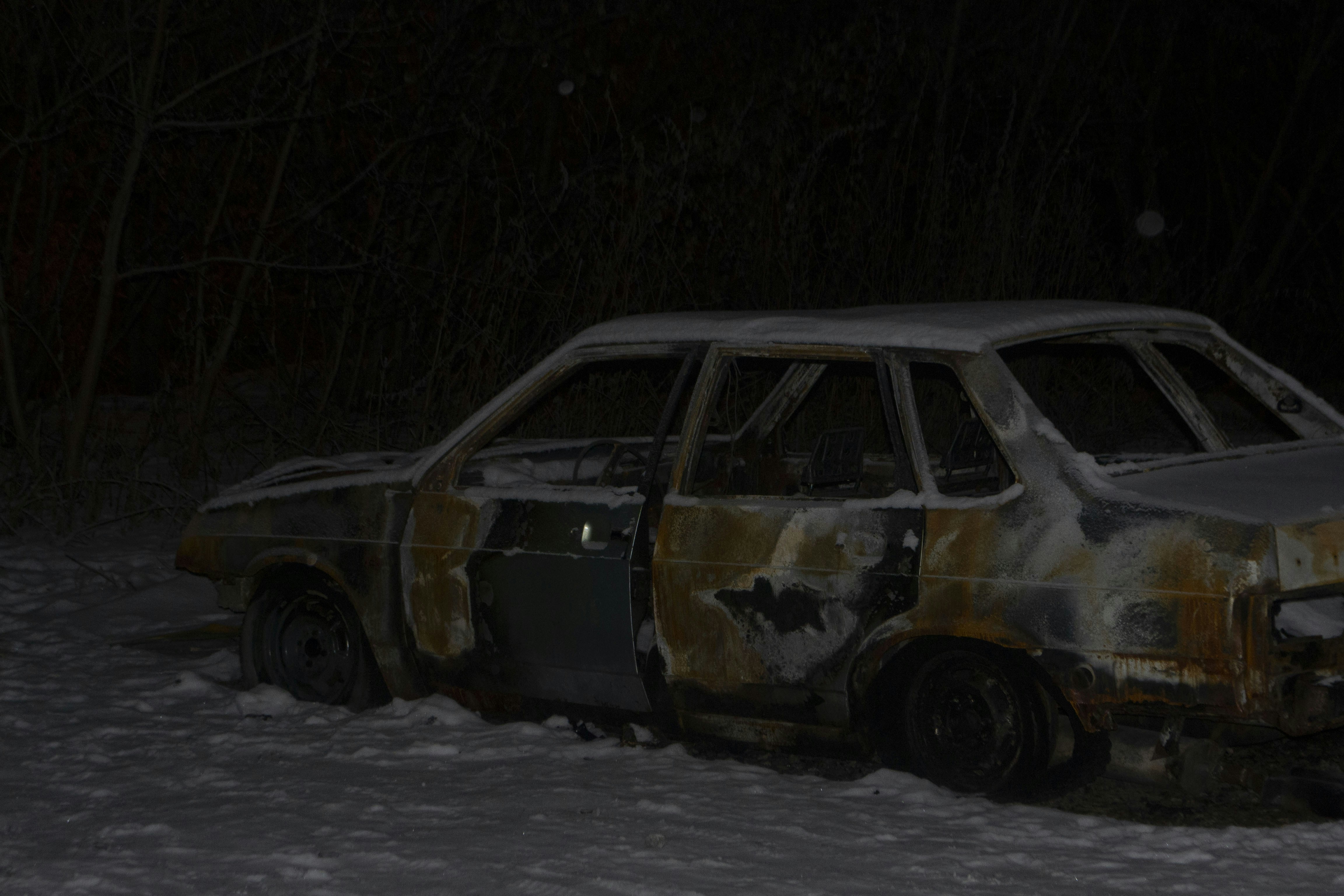 Abandoned Echoes in Winter's Grasp