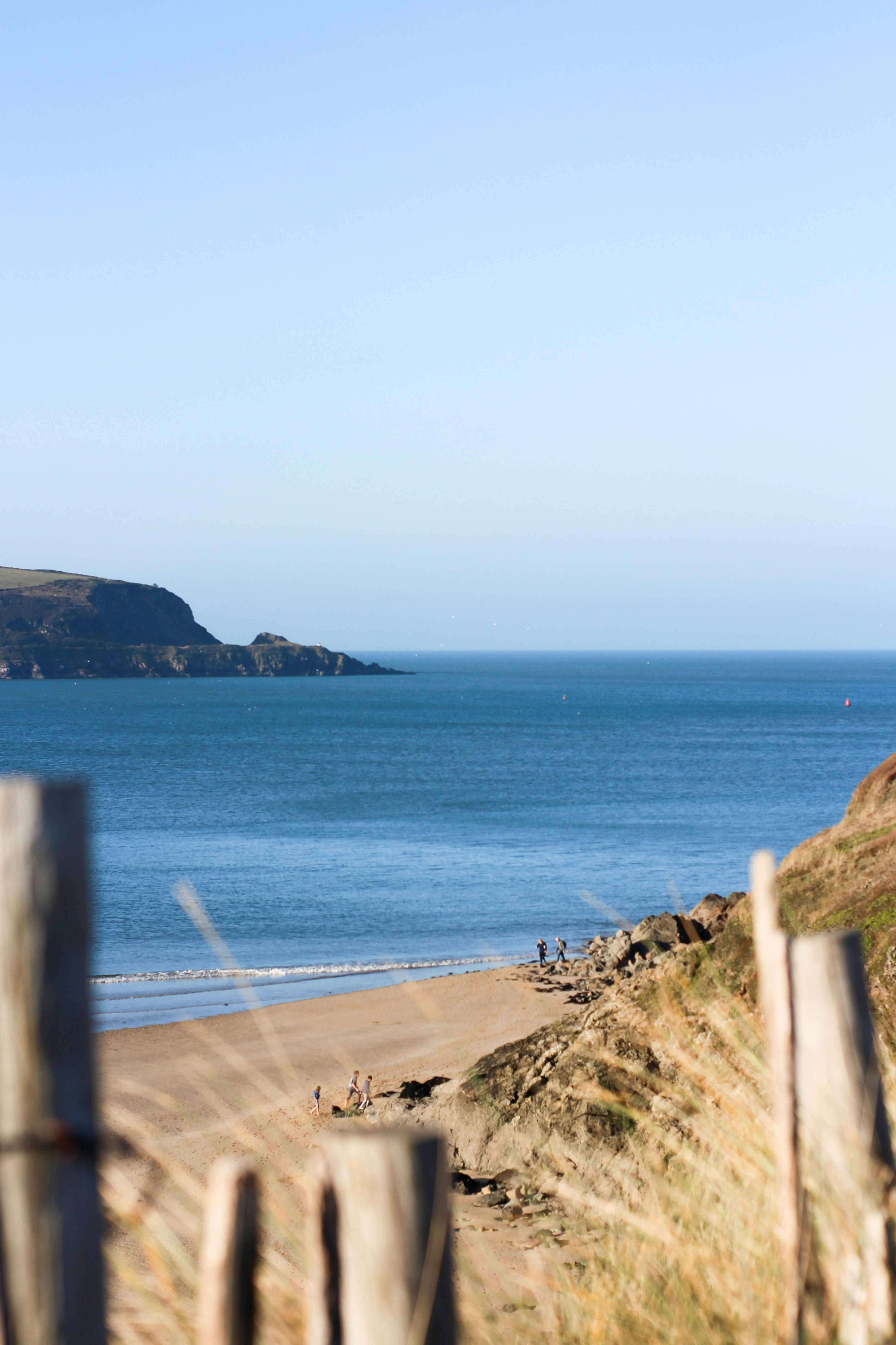 Coastal Path Through Weathered Fences