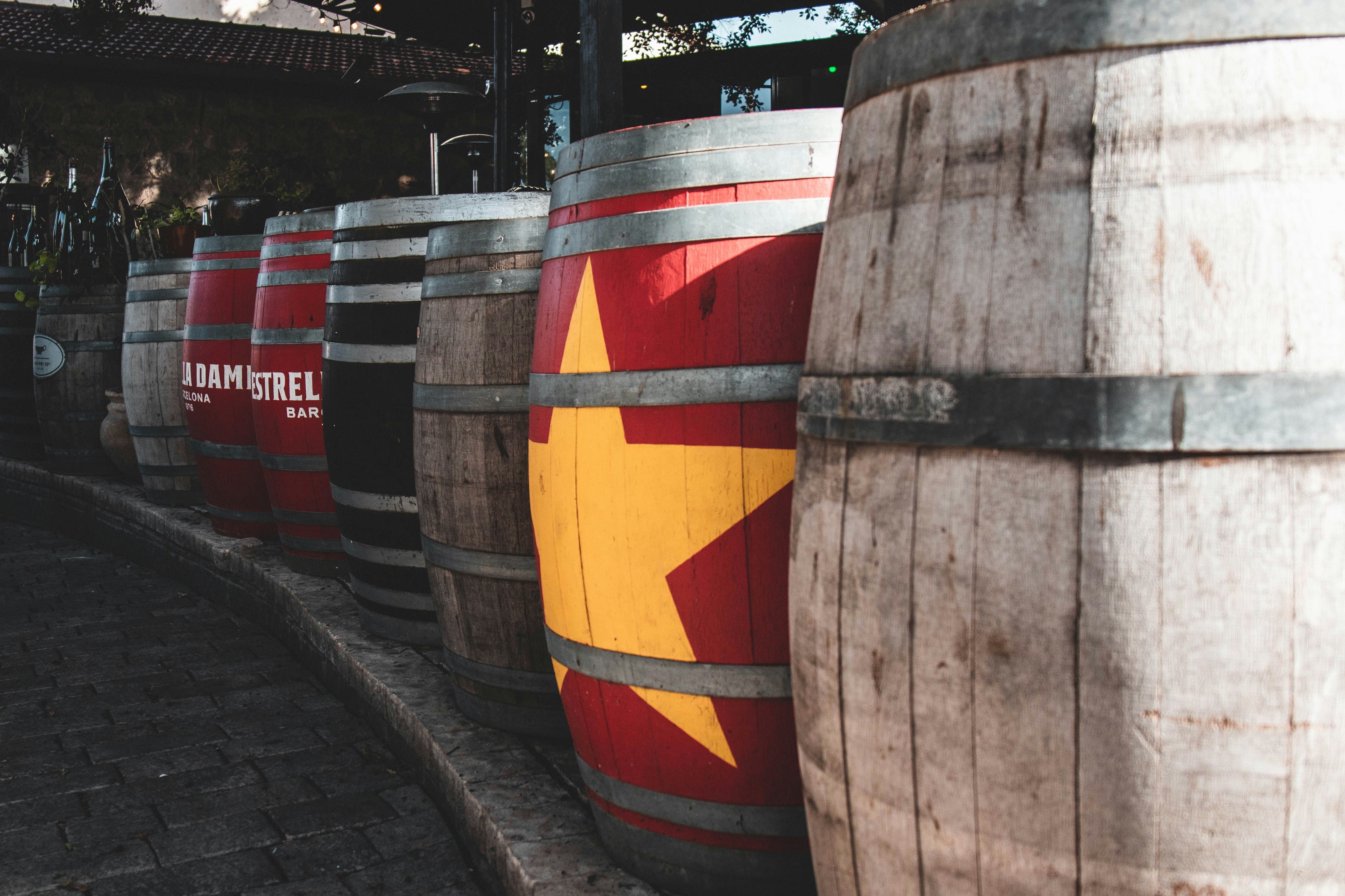 Barrel Rows at the Lantern End