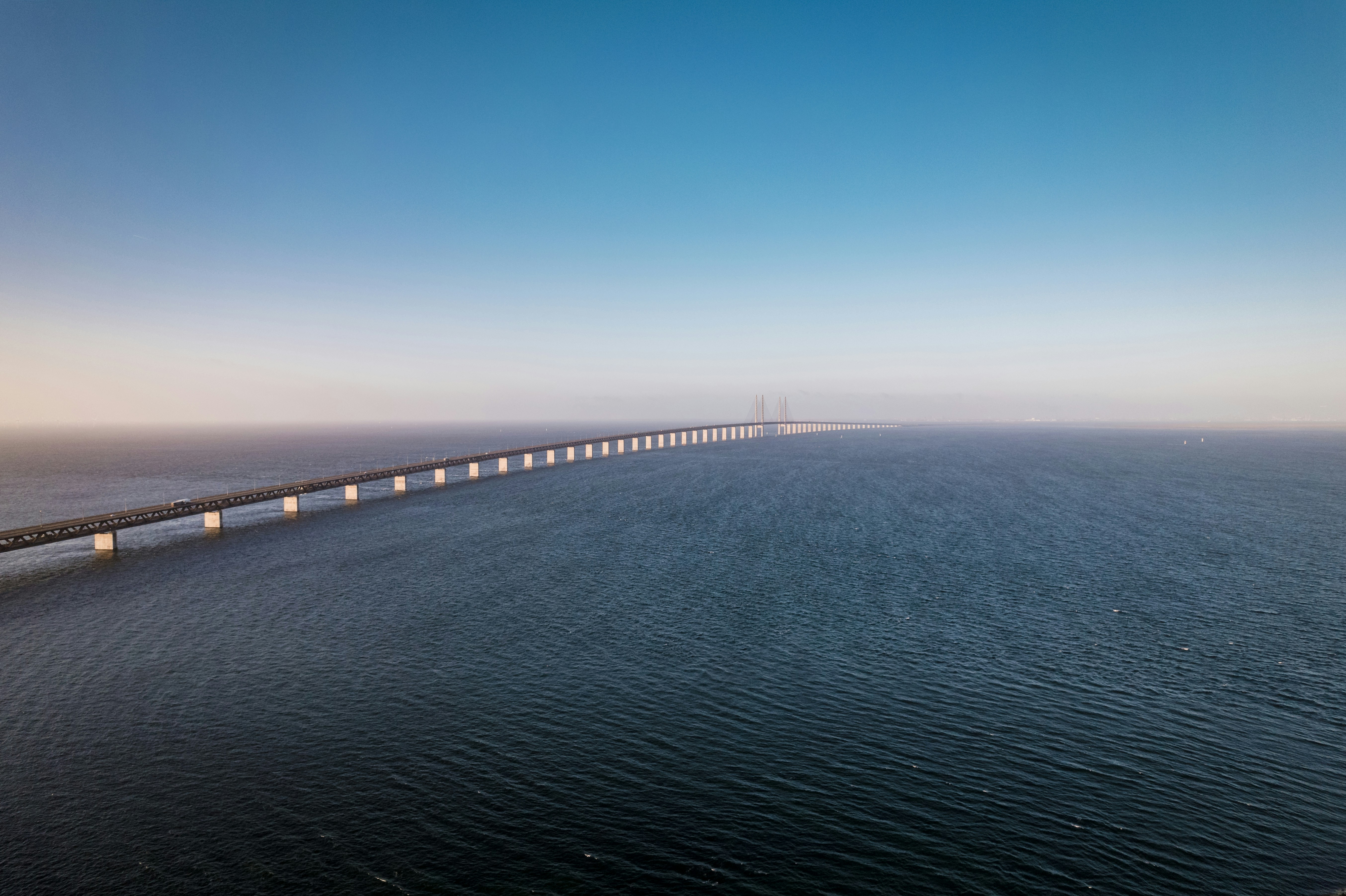 A long bridge over a large body of water photo – Free Schweden Image on ...