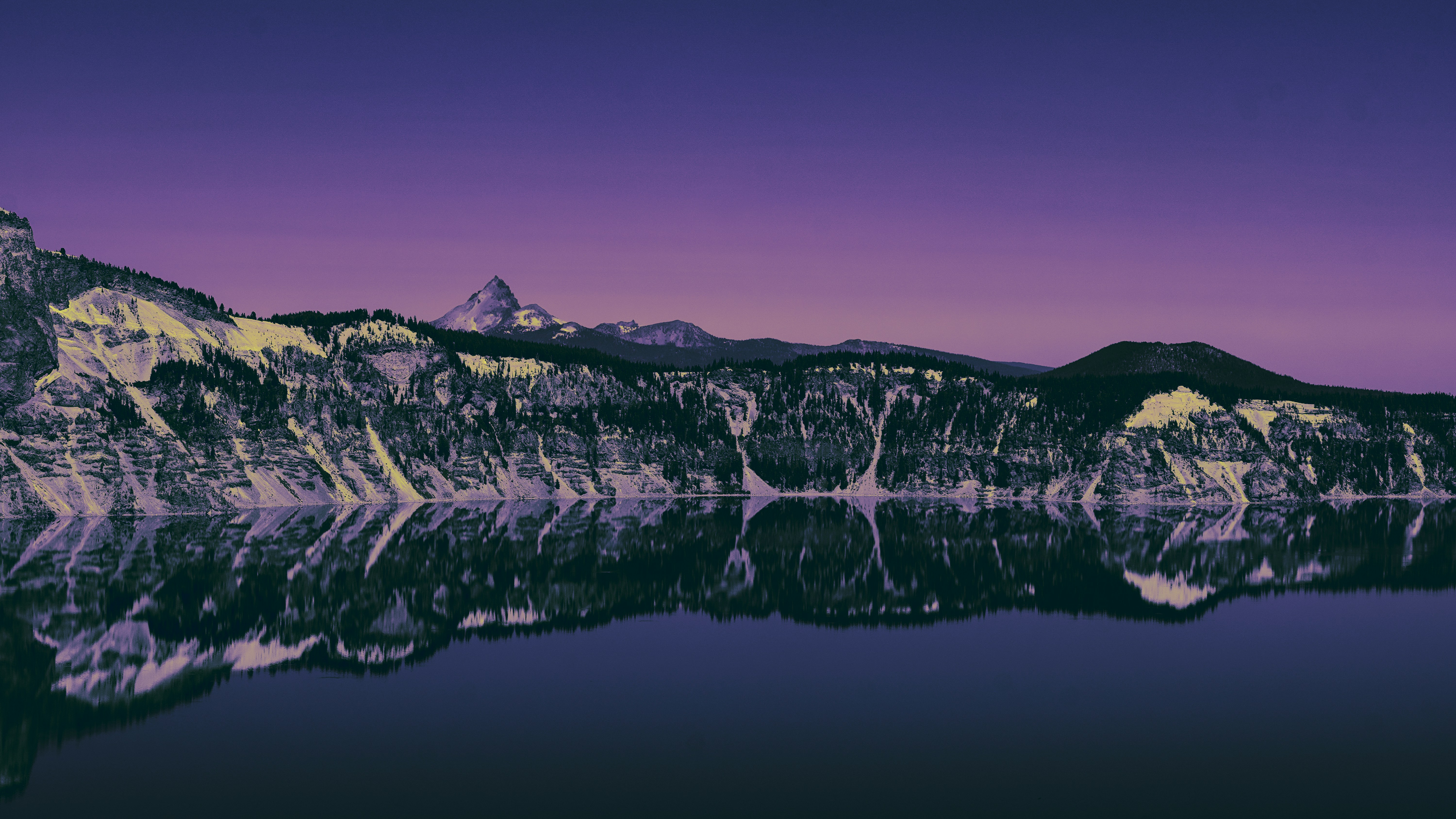 Twilight Reflections on Mirror Lake