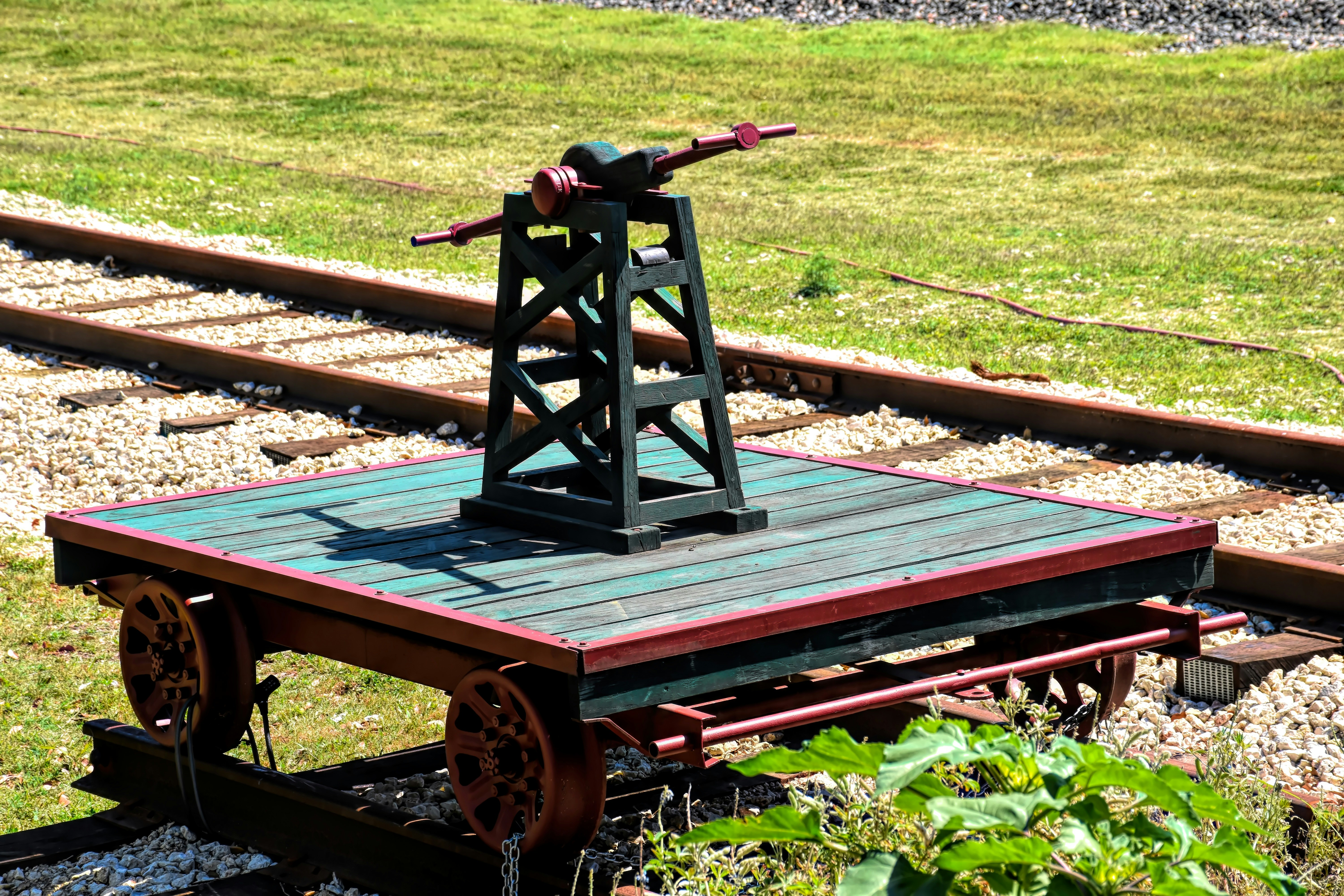 Antique Railroad Hand Car 