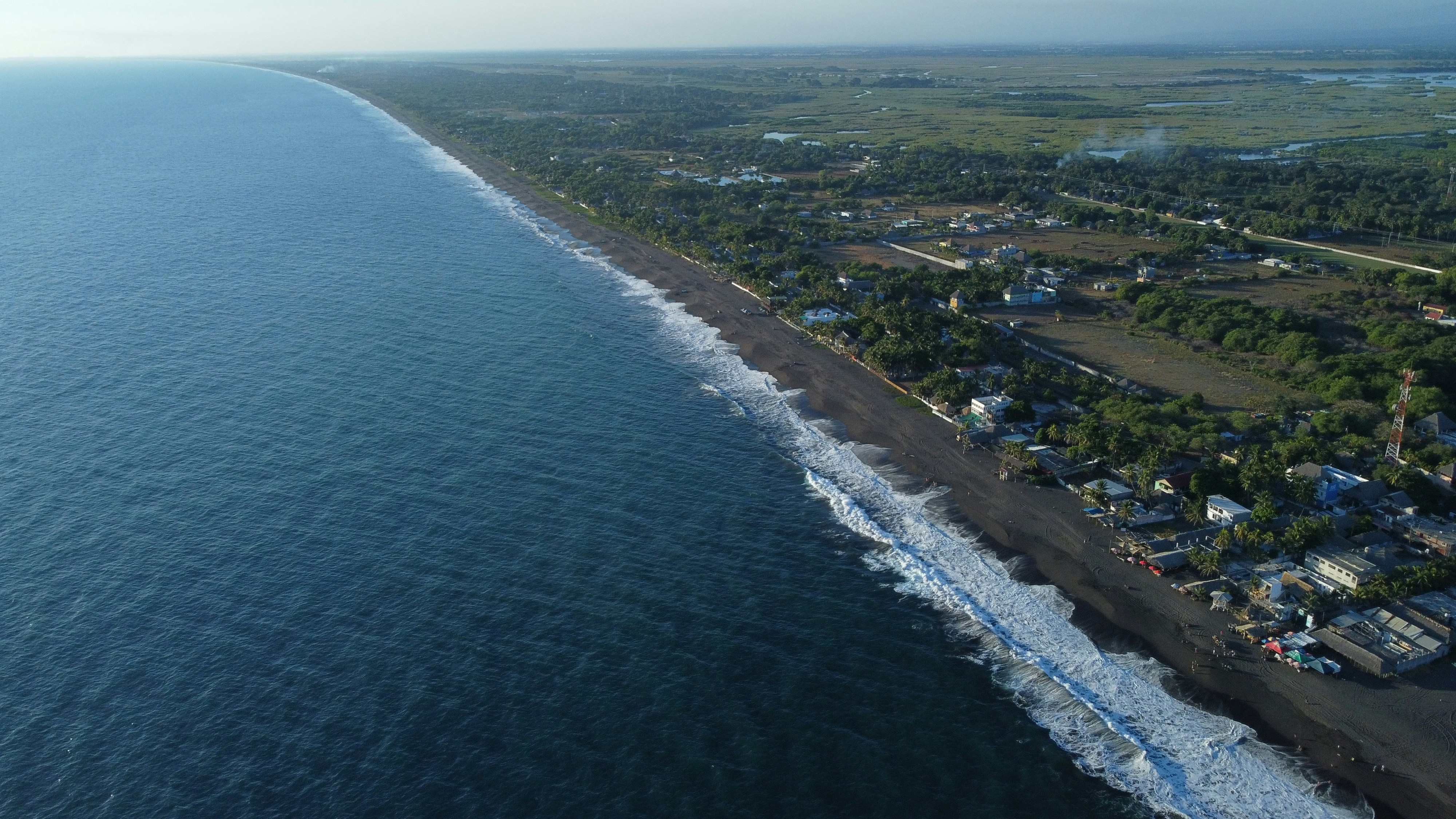 Coastal Harmony: Urban Edge Meets Ocean Vastness