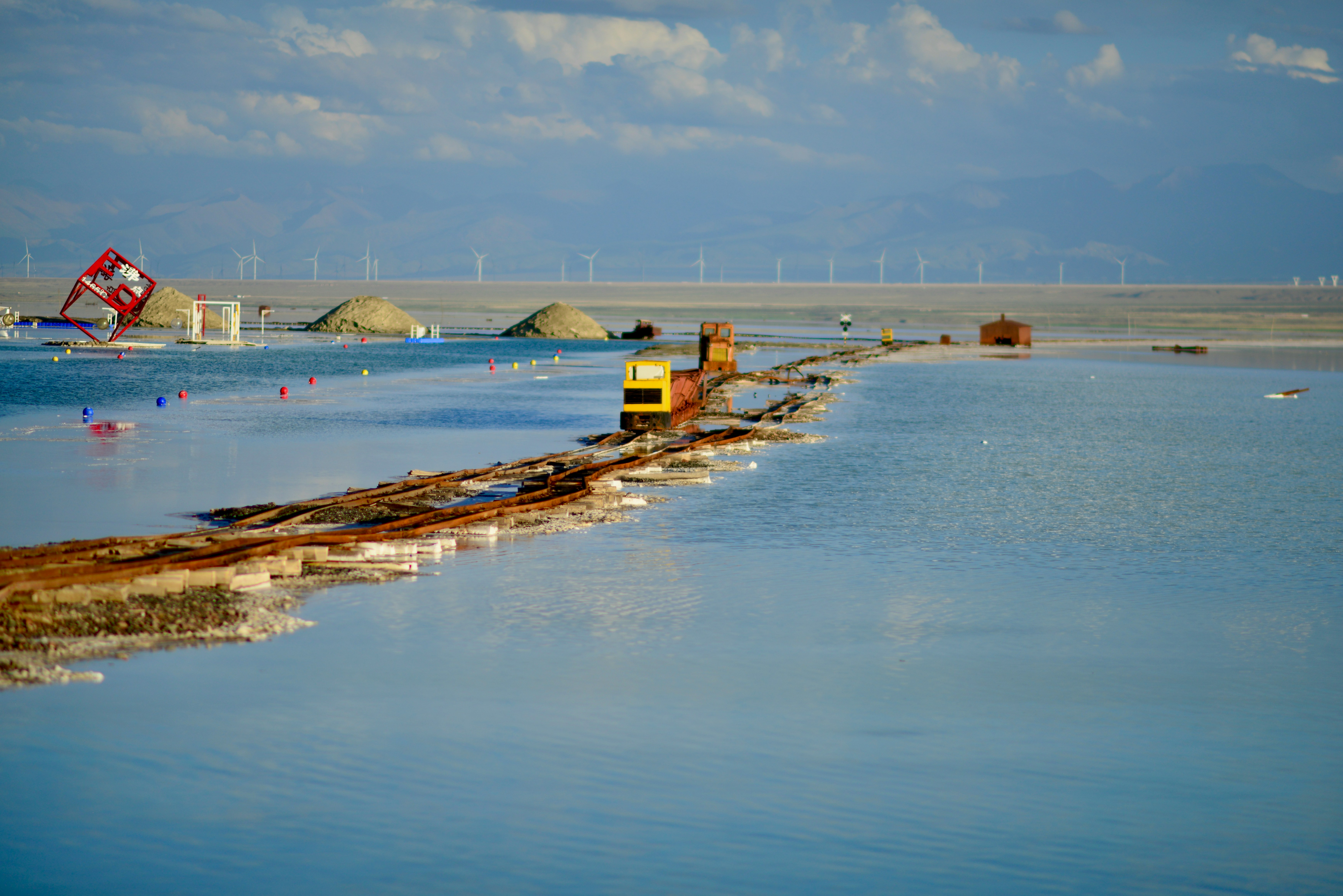 Echoes of Industry in Tranquil Waters