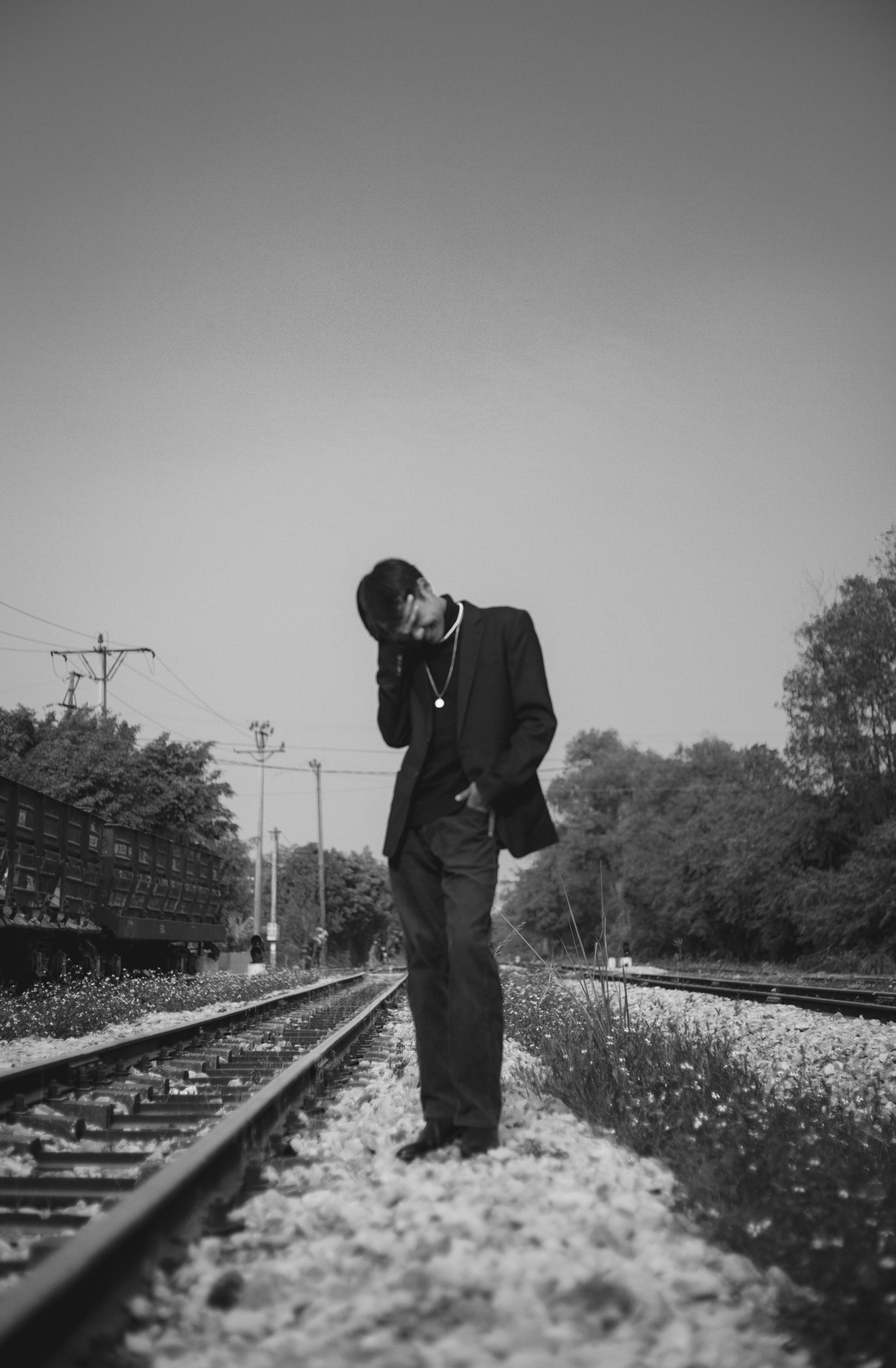 Midnight Suit on the Rails: A Quiet Stride