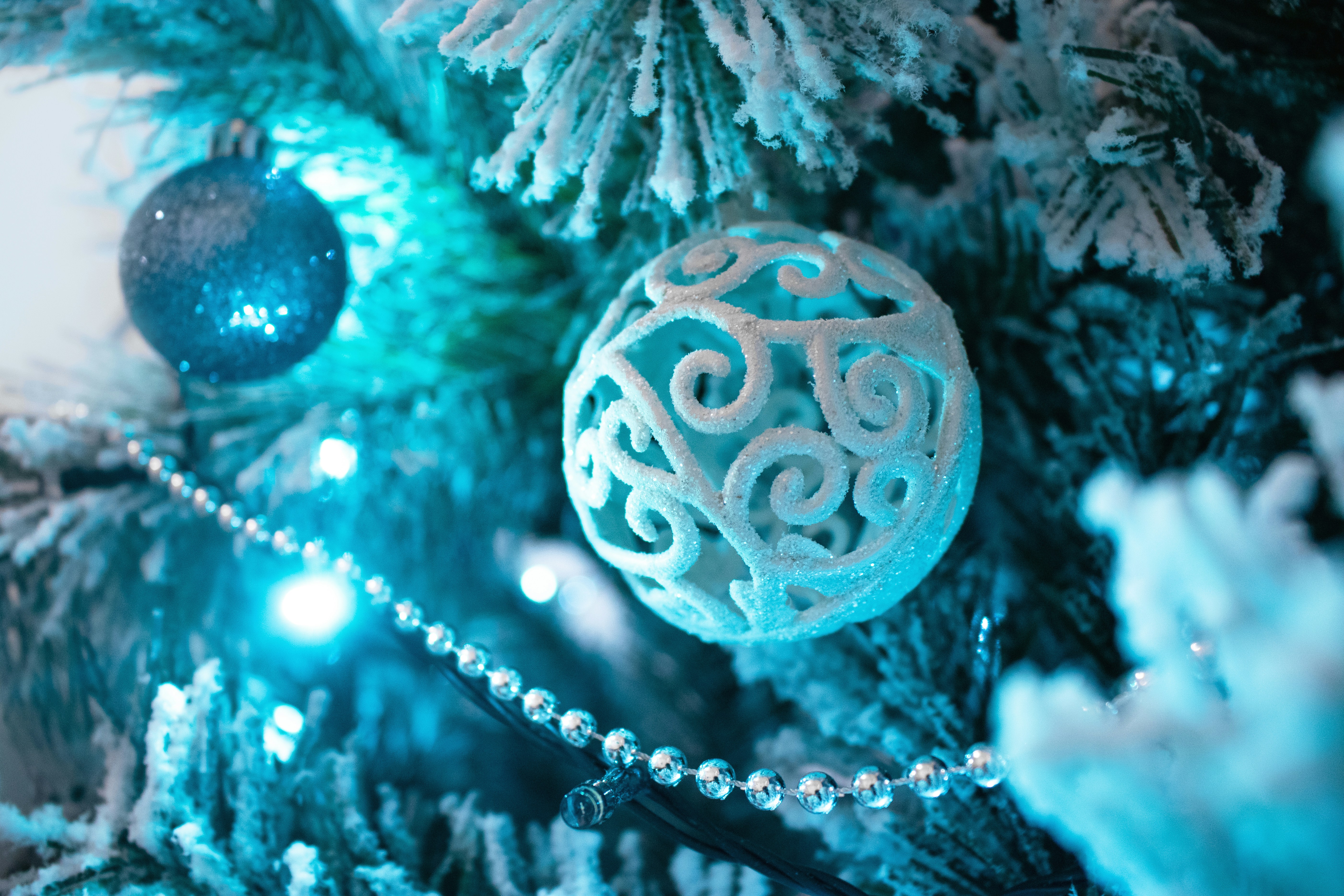 Ornament in a Frosted Glow
