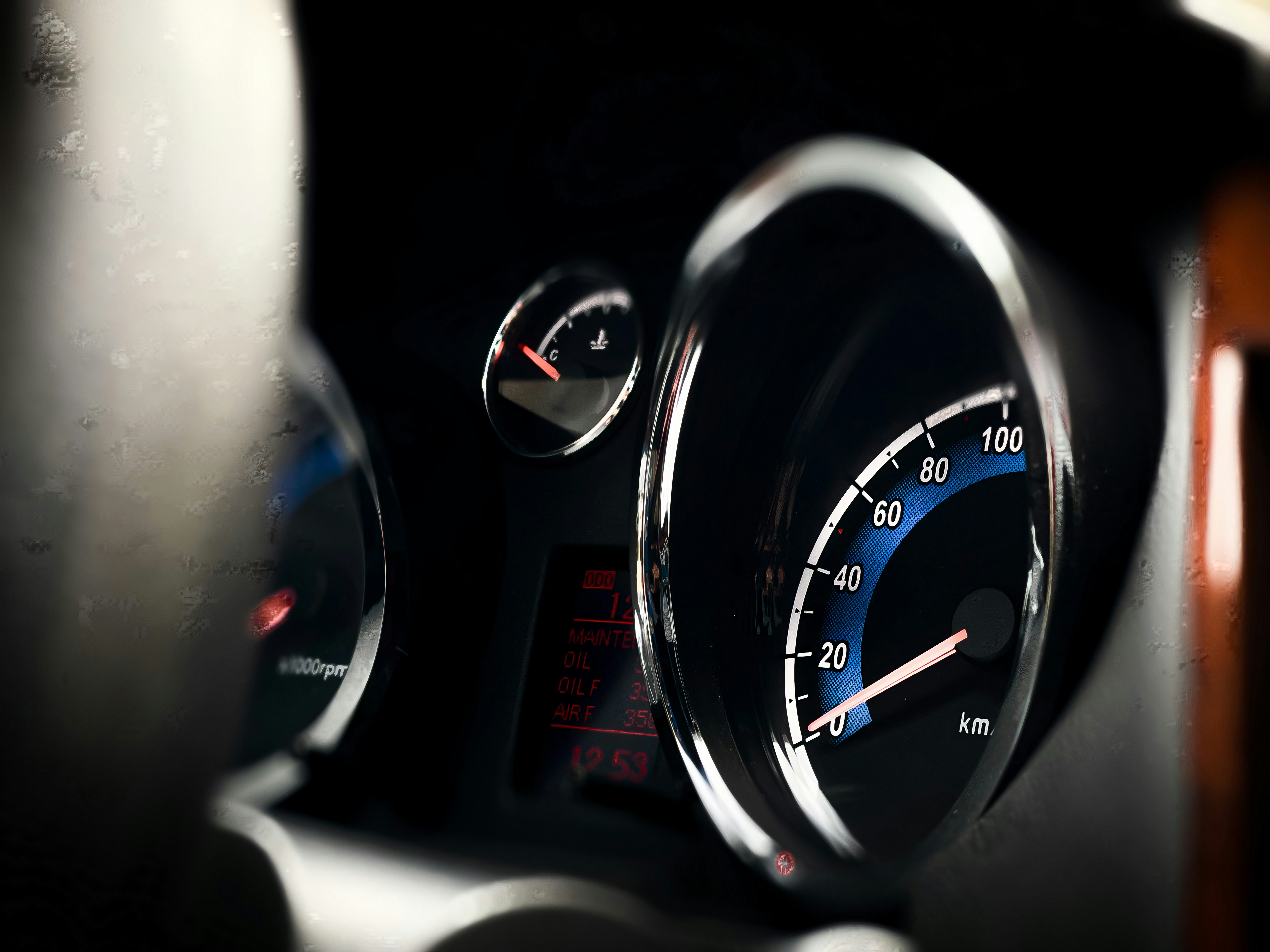 A close up of a speedometer in a vehicle photo – Free Black Image on ...