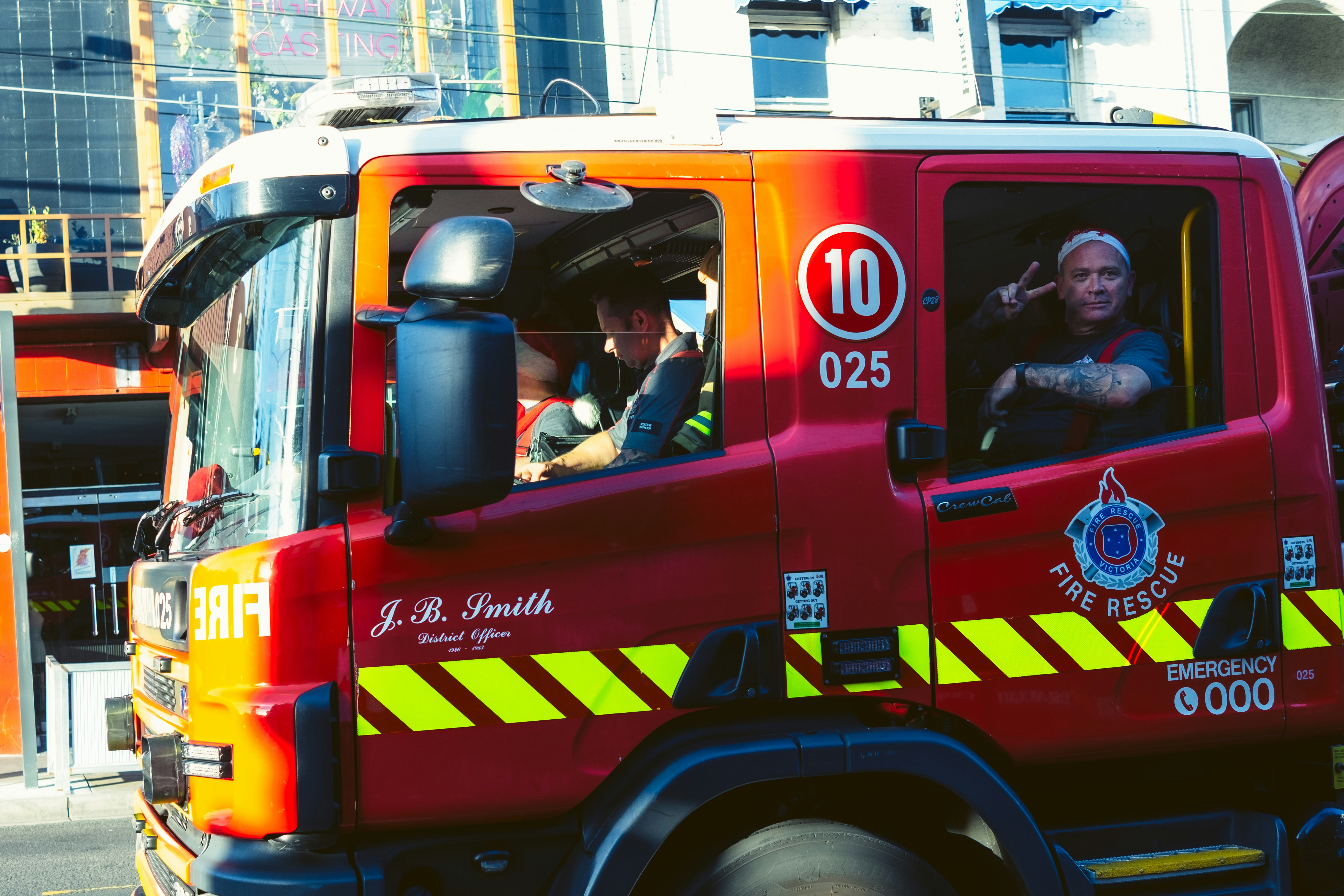 Crimson Duty: Fire Rescue on a City Street