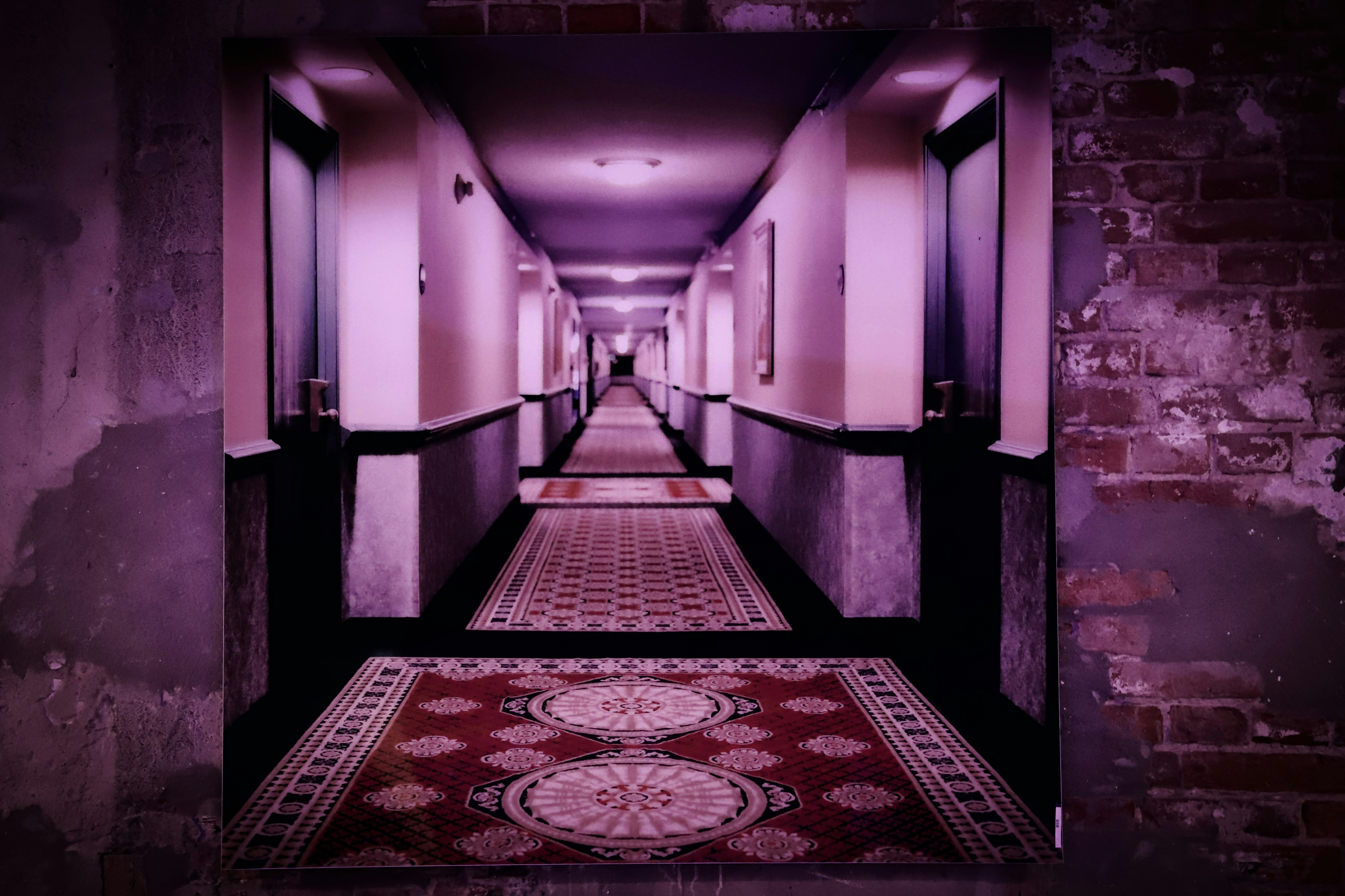 Neon-hued Corridor of Echoes