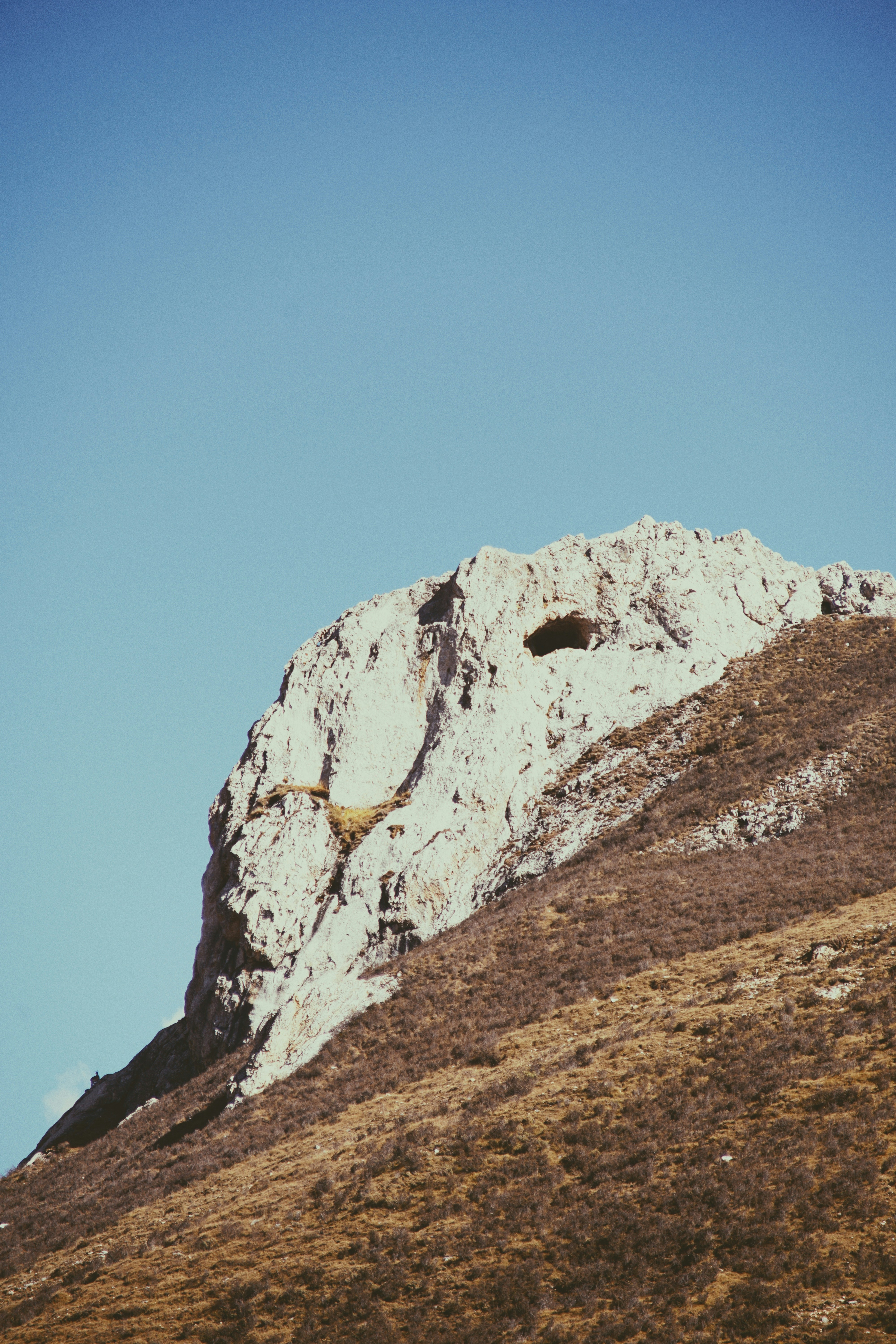 Granite Crown Against a Cerulean Sky