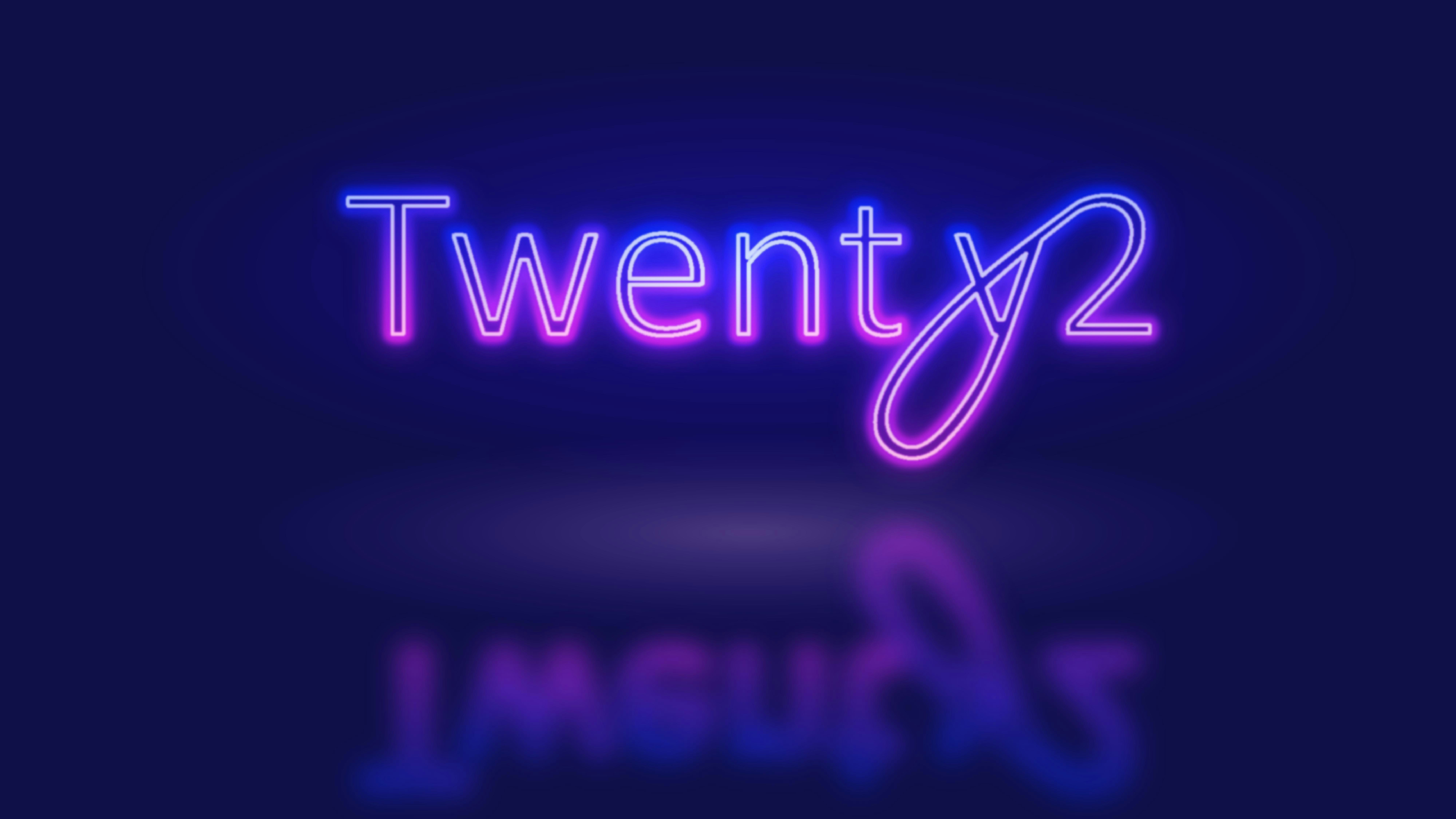A neon sign that says twenty two photo – Free Glowing sign Image on ...
