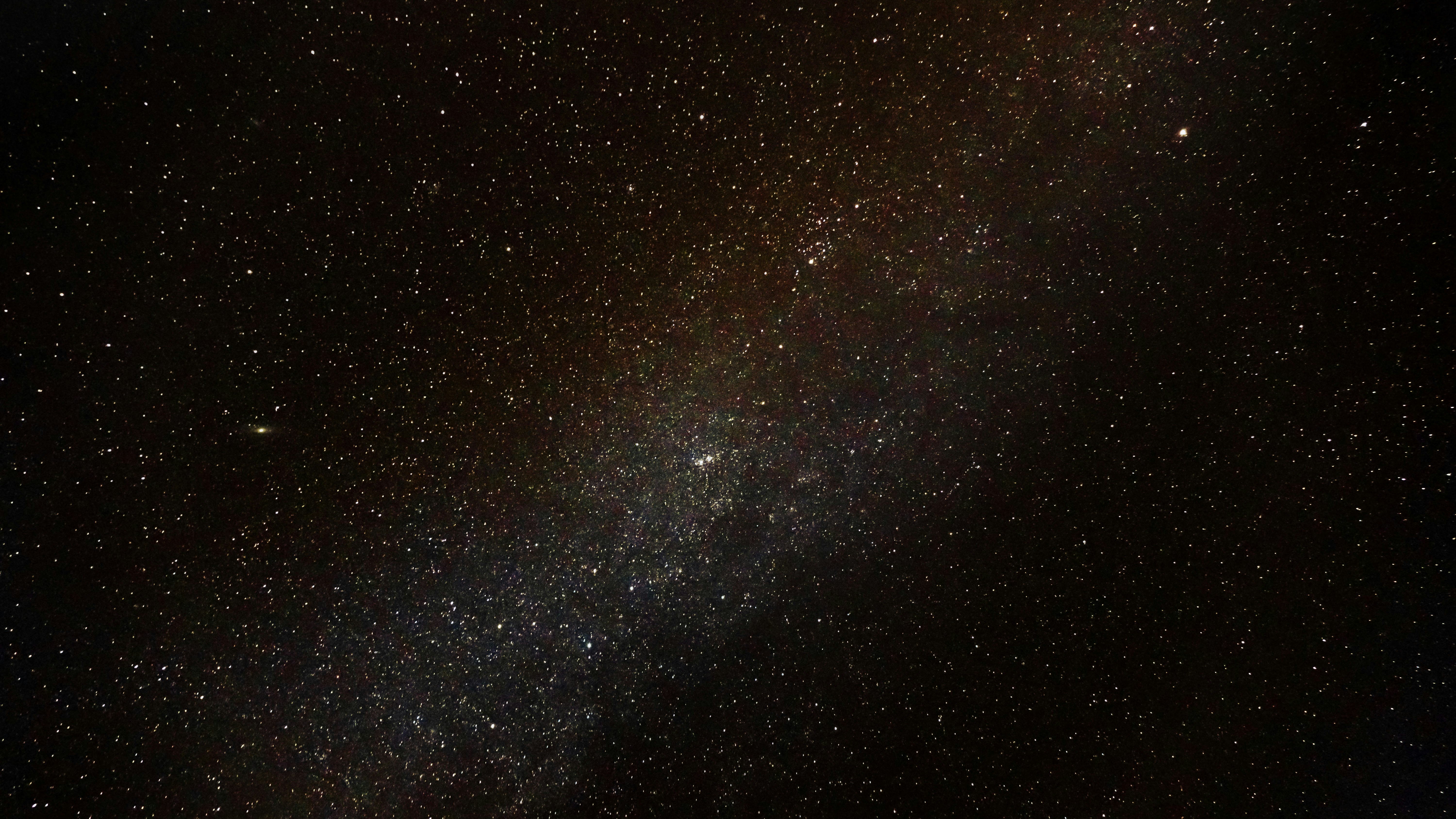 The night sky with stars and a plane in the foreground photo – Free ...