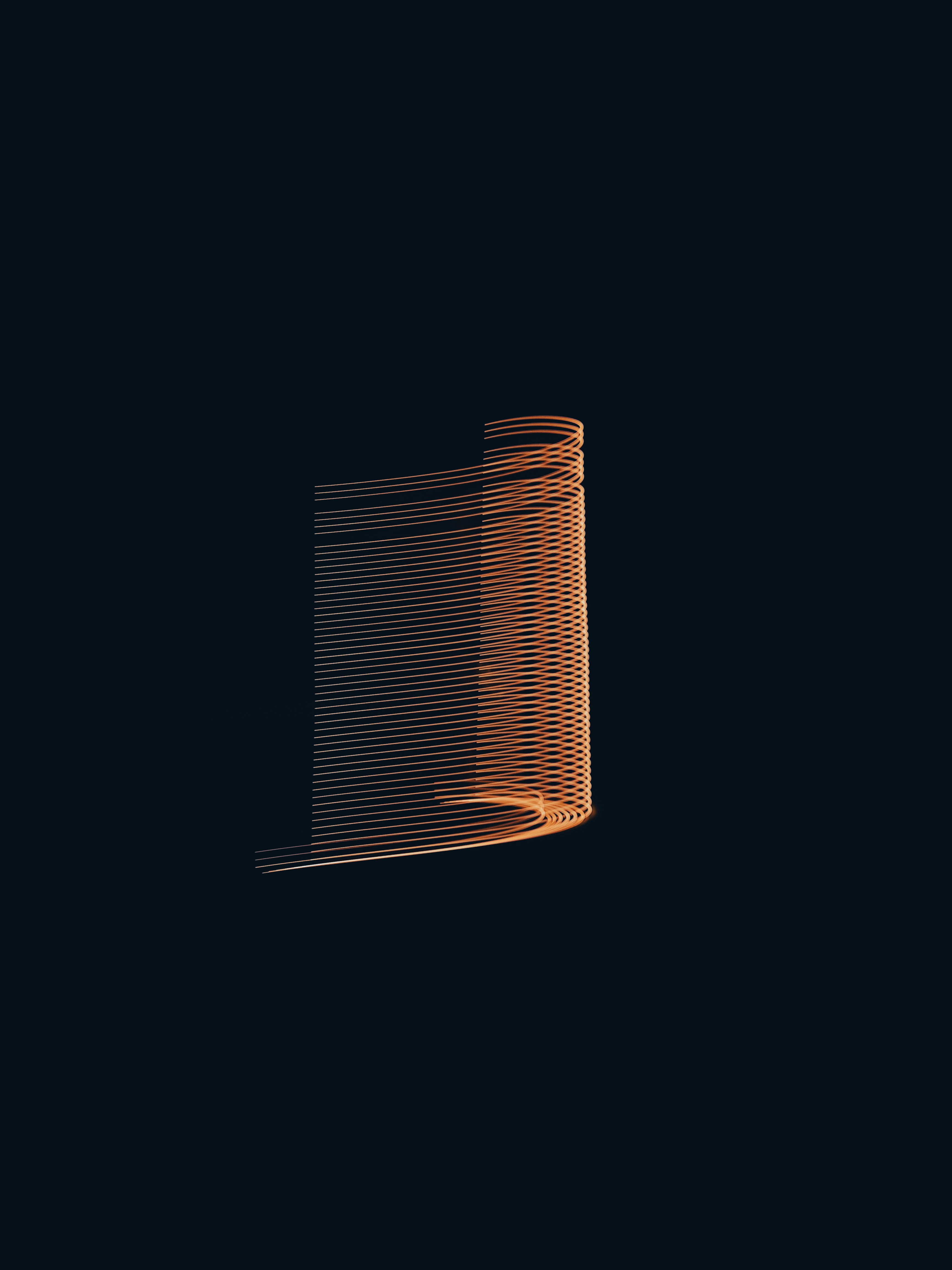 a close up of a lamp on a dark background