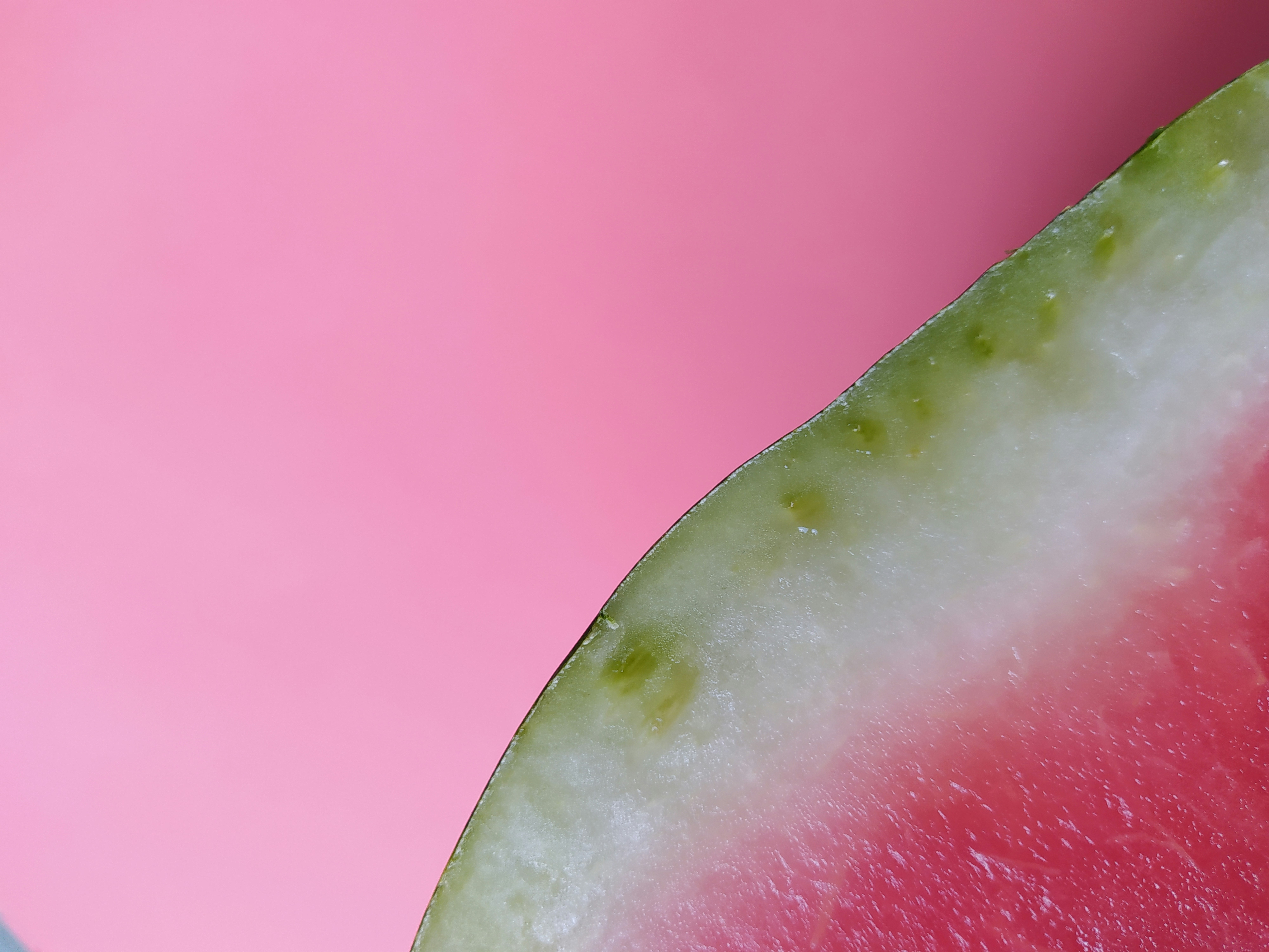 A slice of watermelon on a pink background photo – Free Watermelon ...