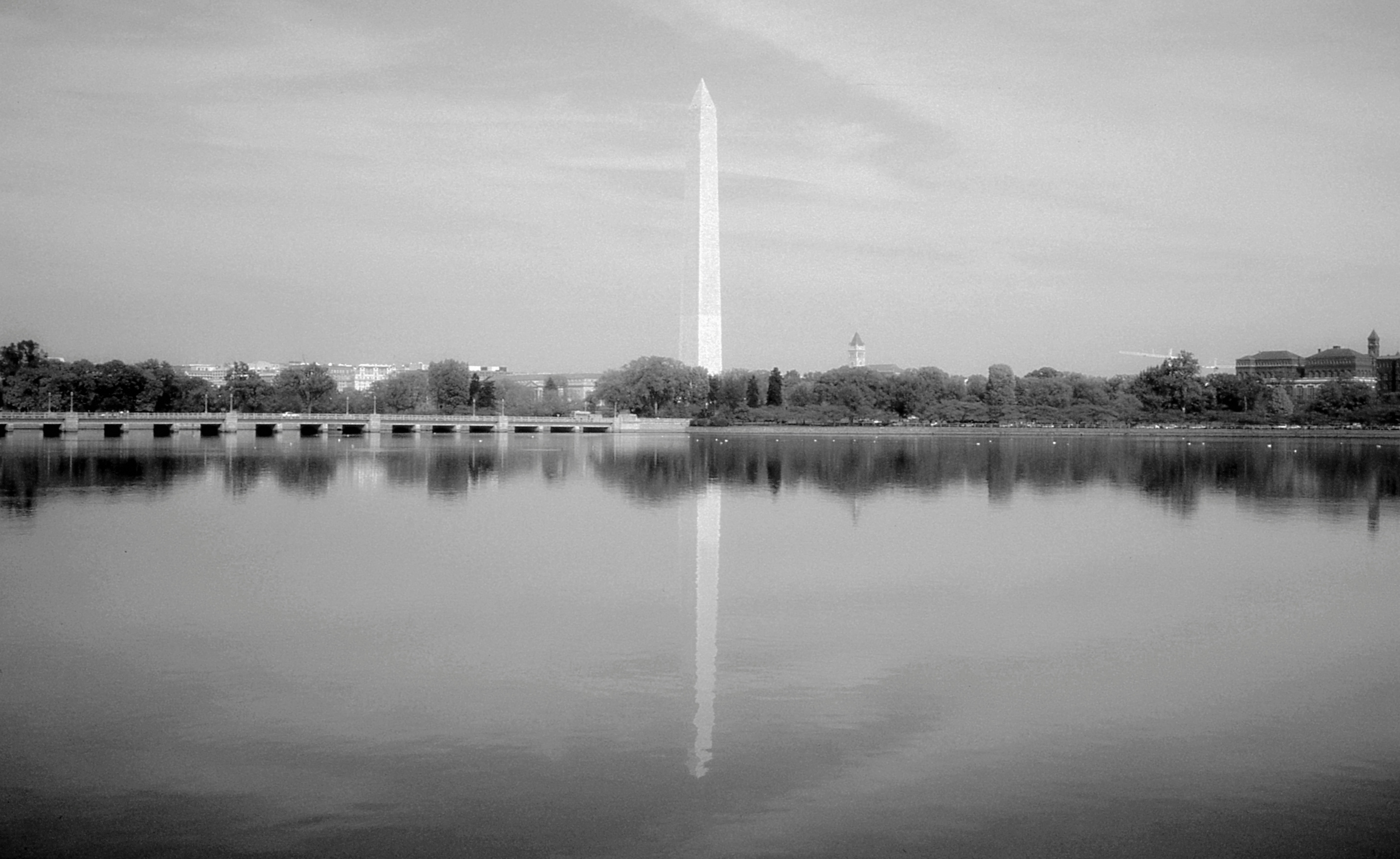 Washington Monument Black And White