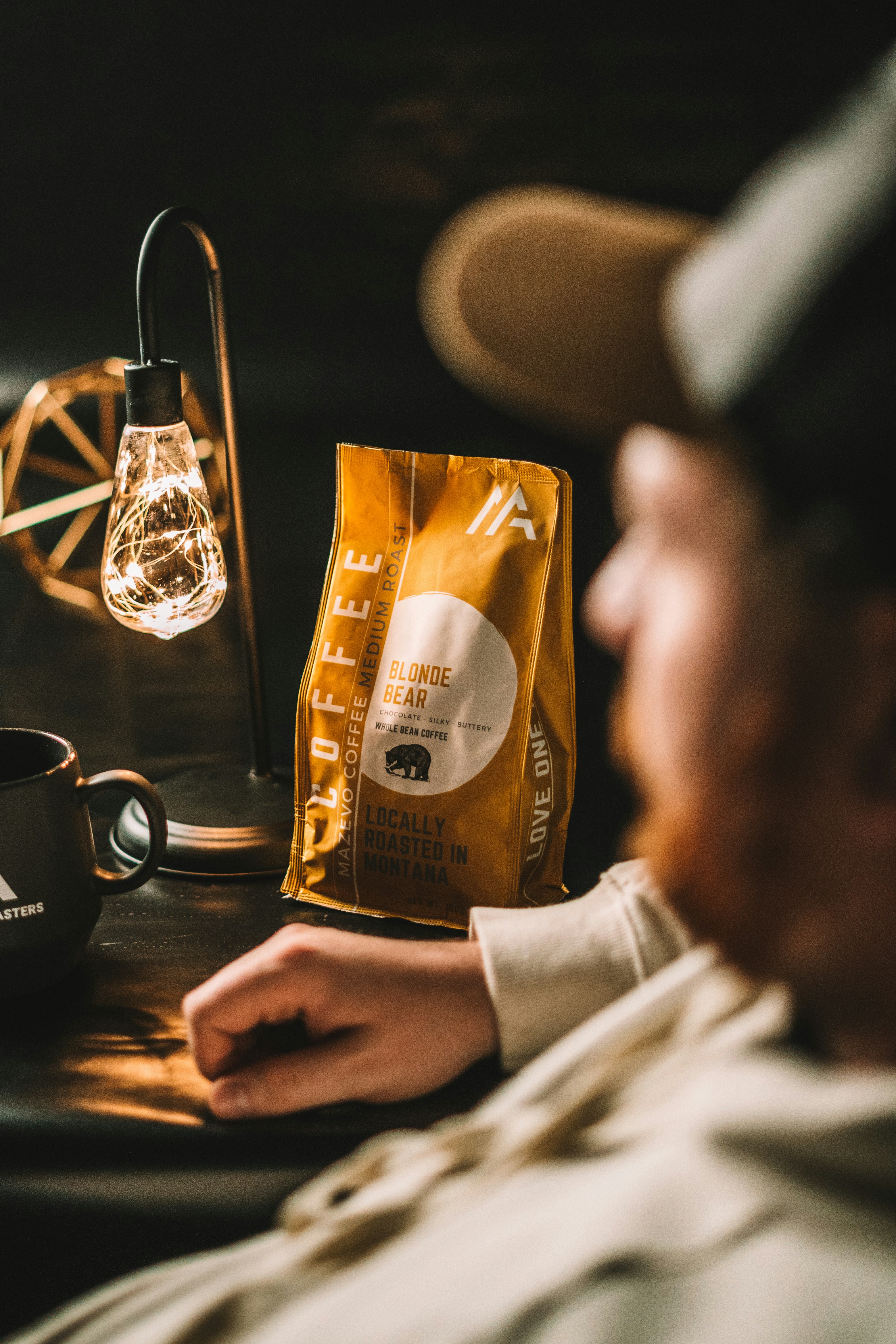 Midnight Brew: A Quiet Moment with a Bag of Coffee