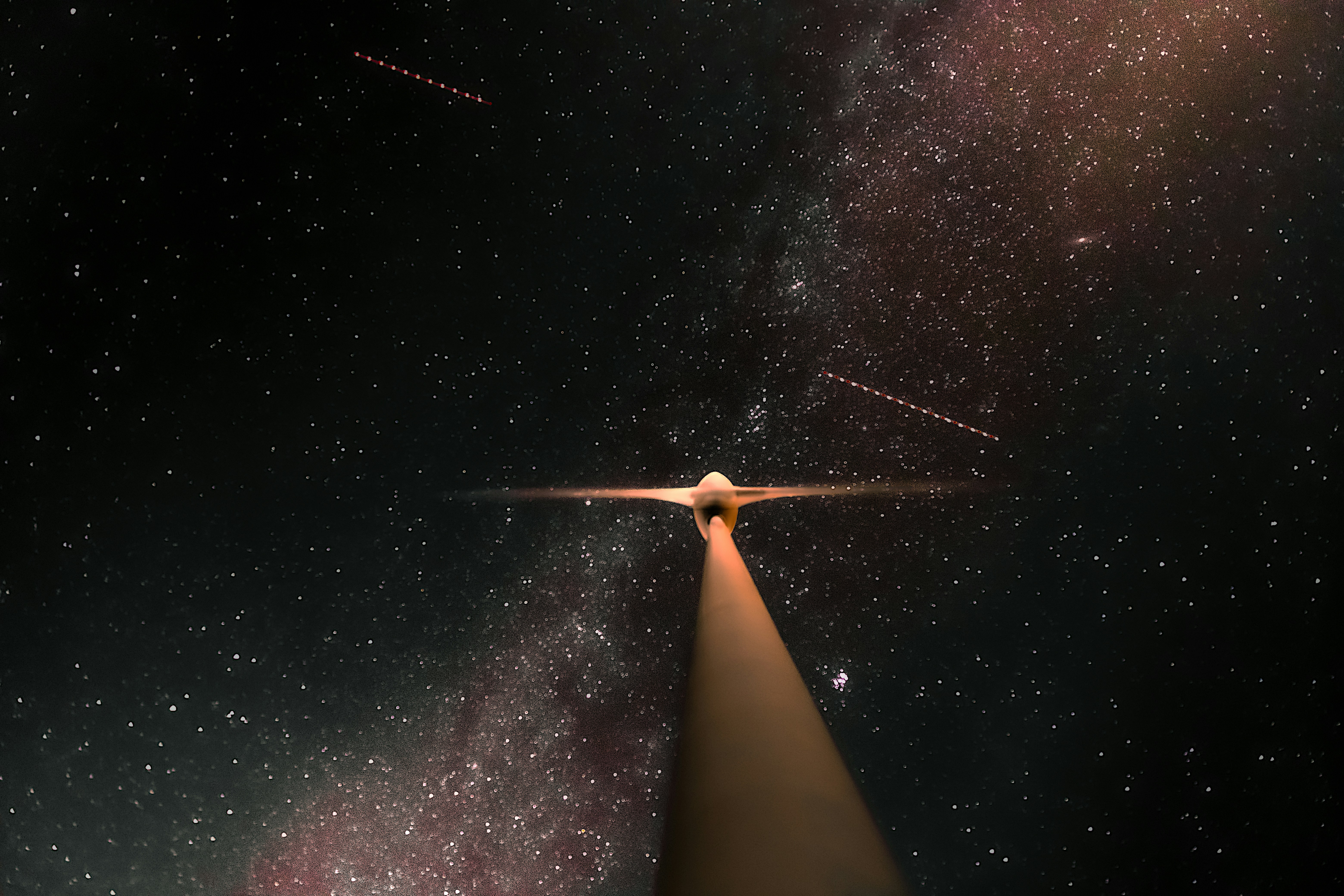 A very bright light in the middle of the night photo – Free Engine ...