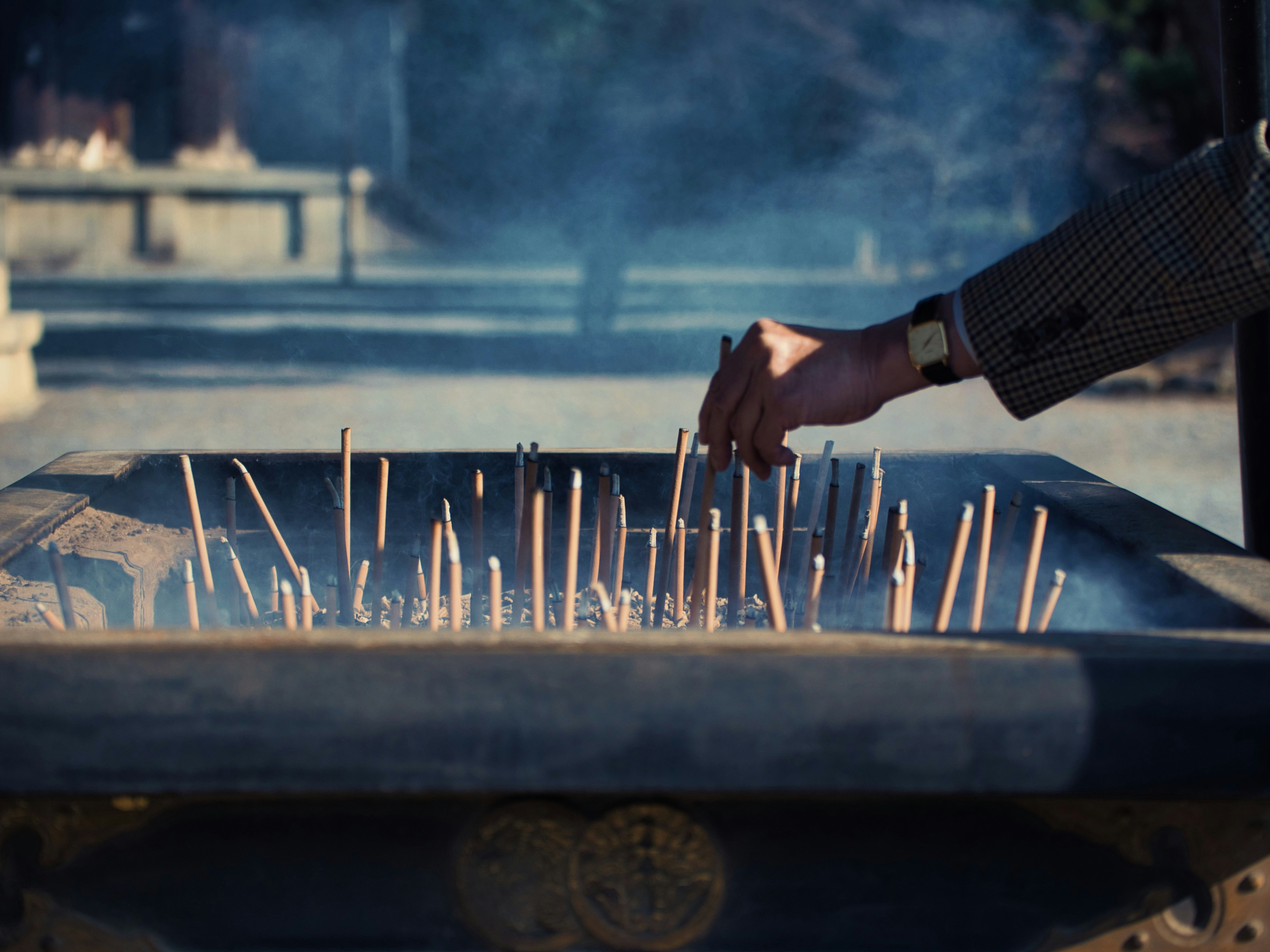 Incense in Focus: Quiet Ritual at the Ember-Soft Shrine