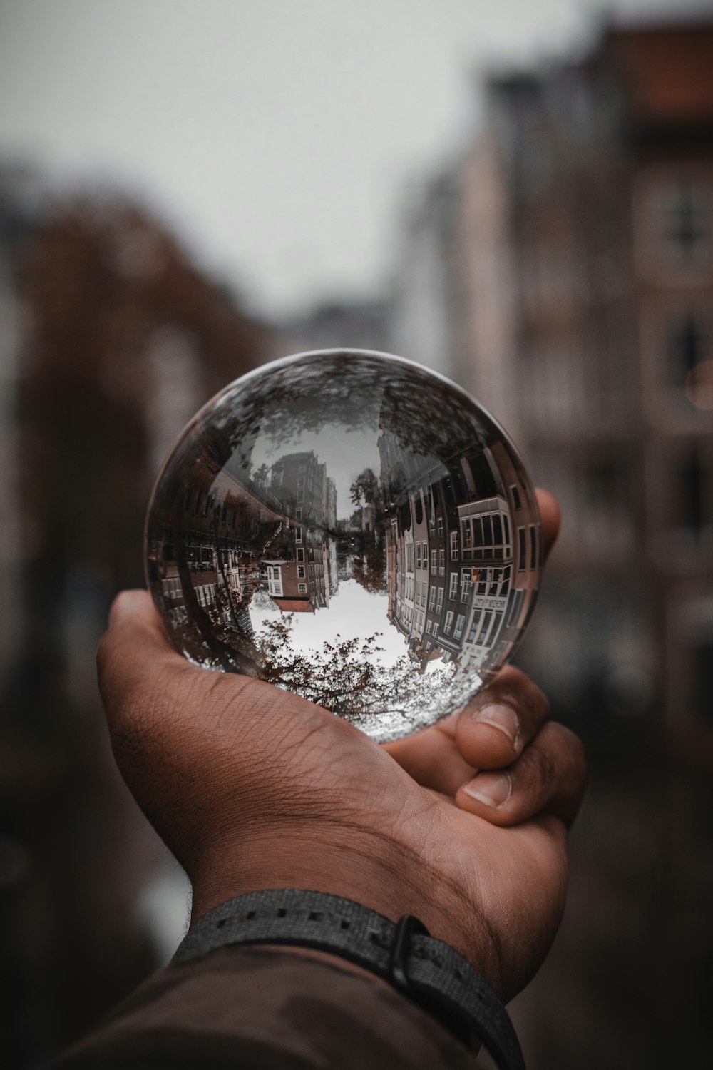 Hand Holding Sphere Hand Holding Sphere