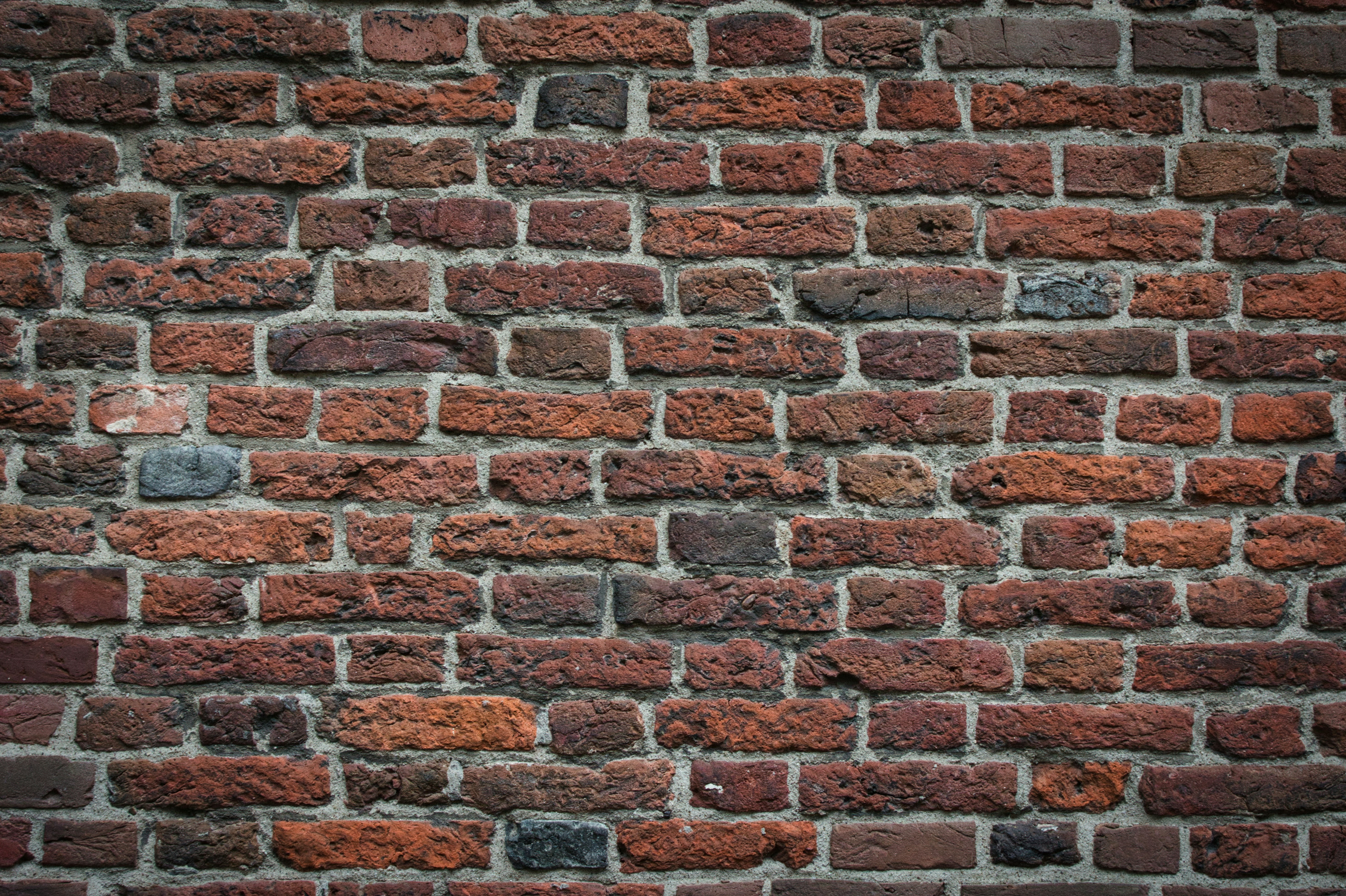 A brick wall made of red bricks photo – Free Düsseldorf Image on Unsplash