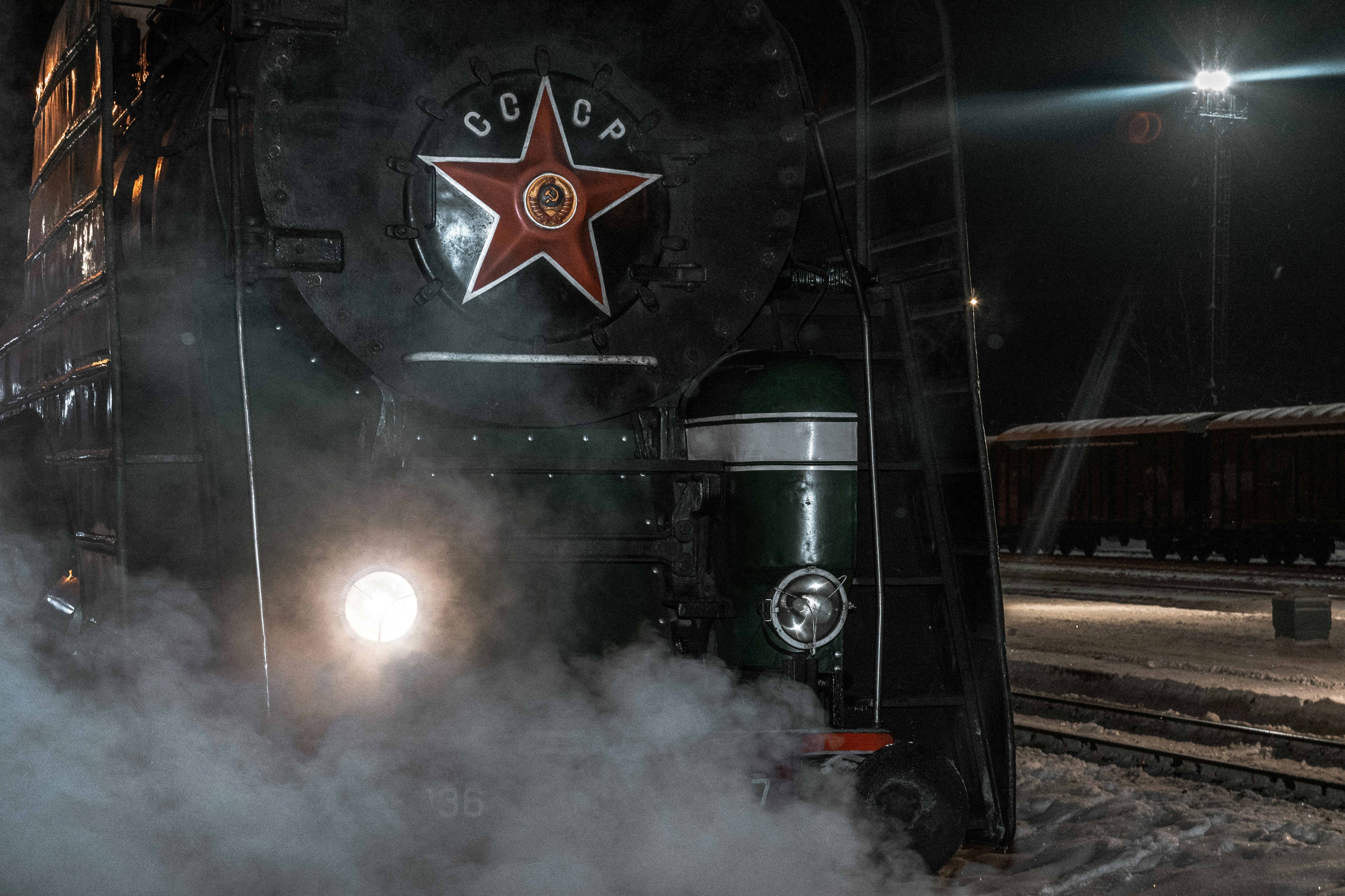 soviet locomotive P36-0147, 1955