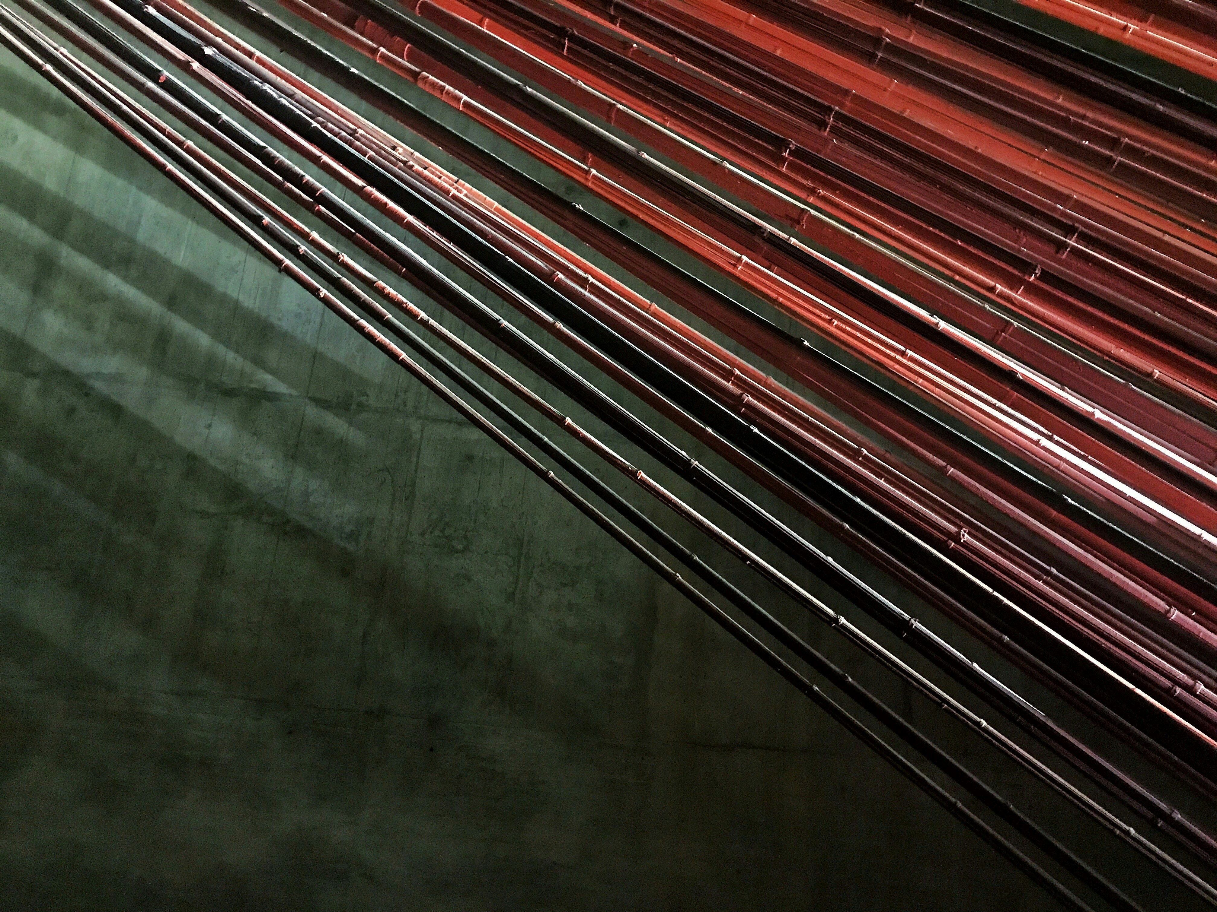 Diversity | a close up of a bunch of metal pipes