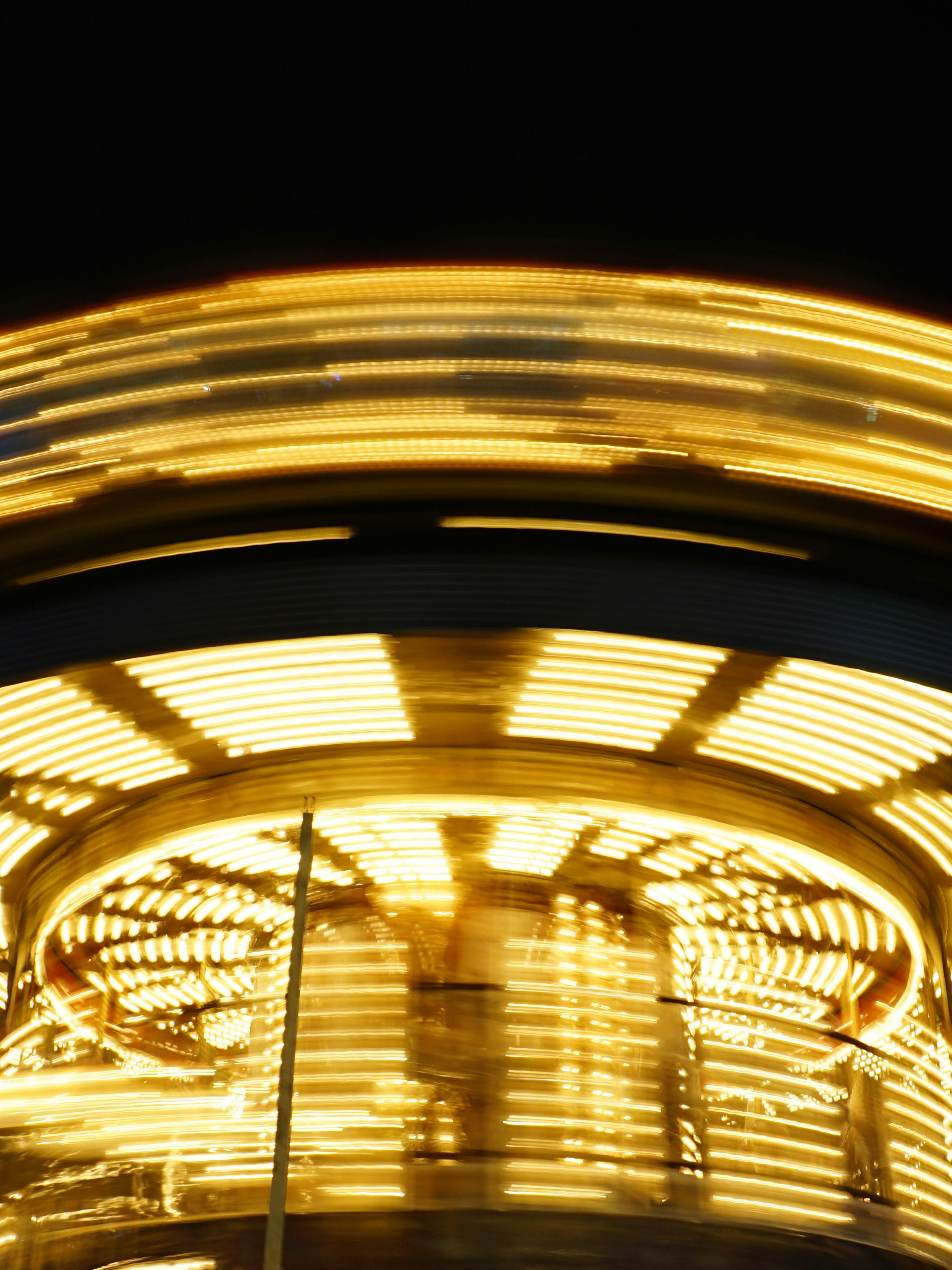 A merry go round ride at night time photo – Free Wallpaper Image on ...