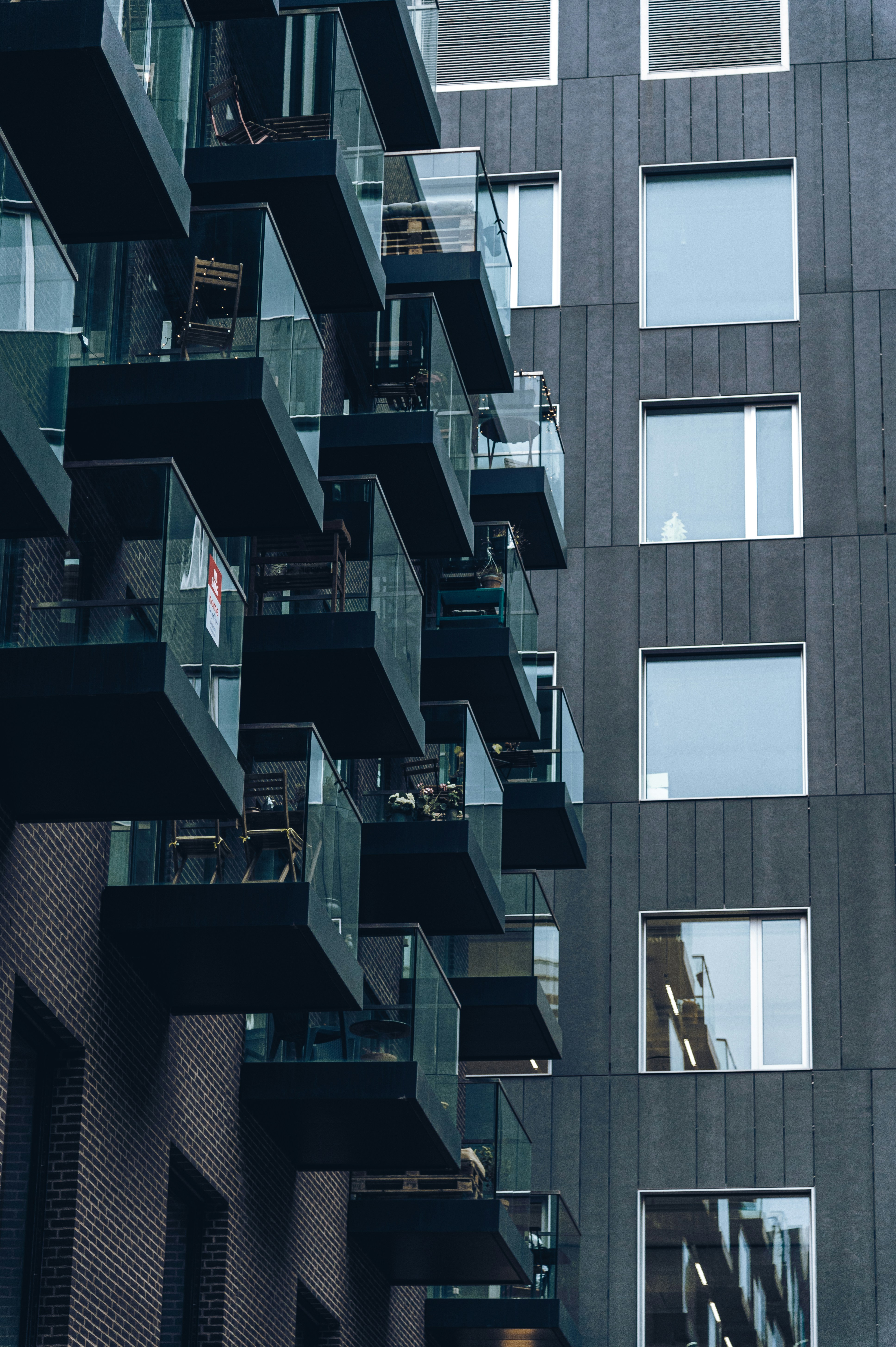 Cantilevered Glass: A Precise Geometry of Balconies on a Modern Facade