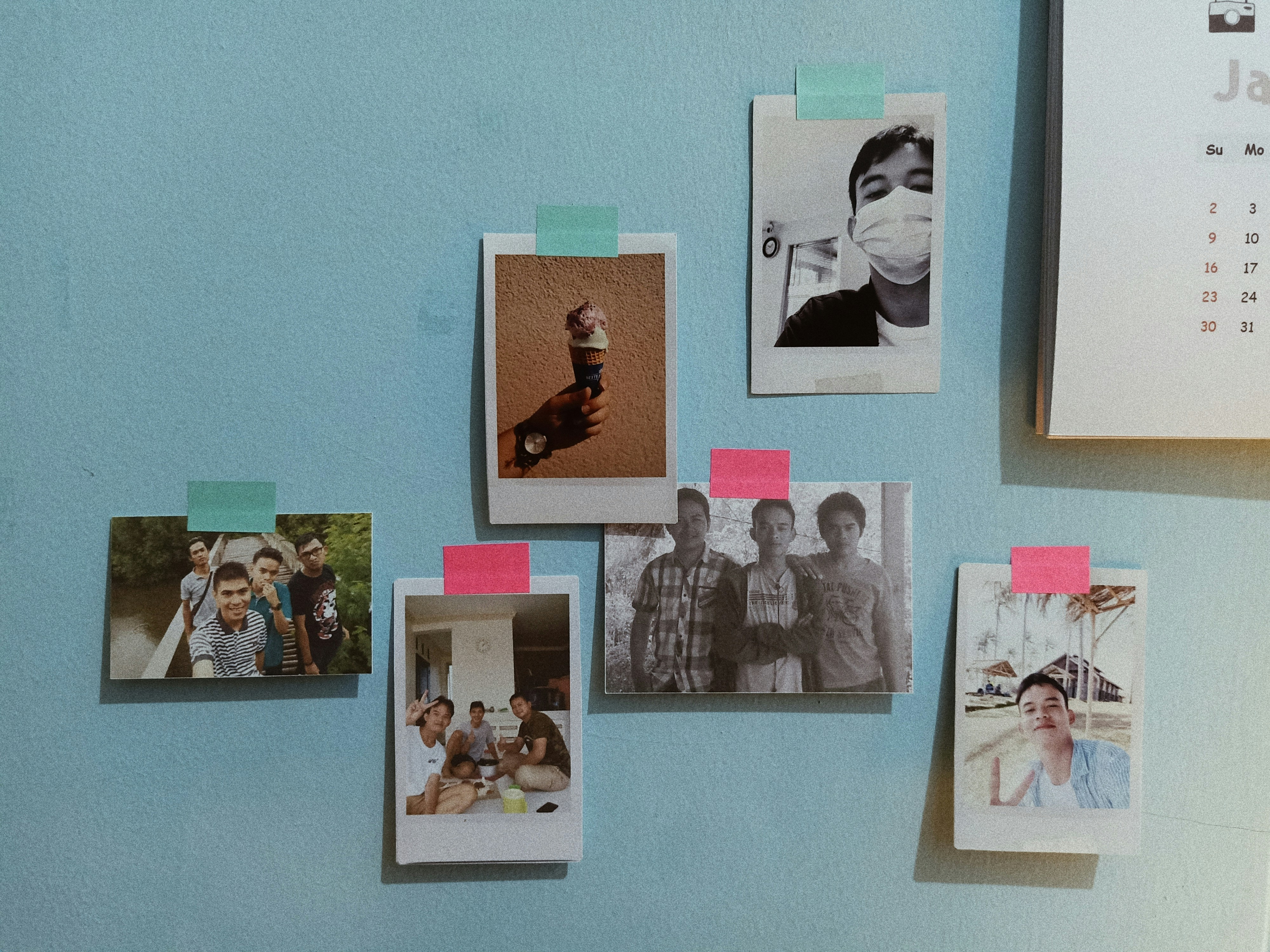 Cerulean Wall Gallery: A Cozy Tapestry of Shared Moments