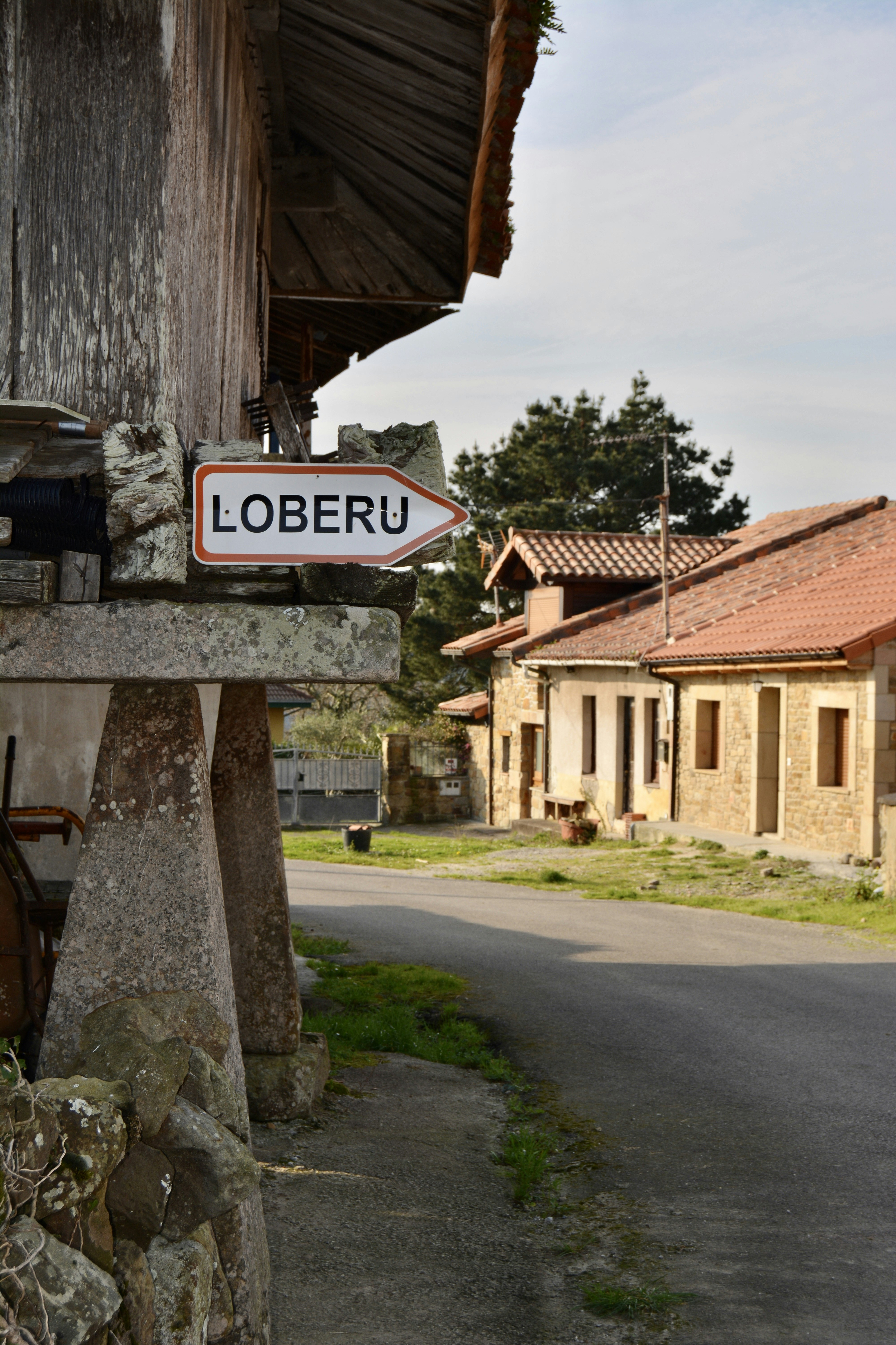 a street sign on the side of a road