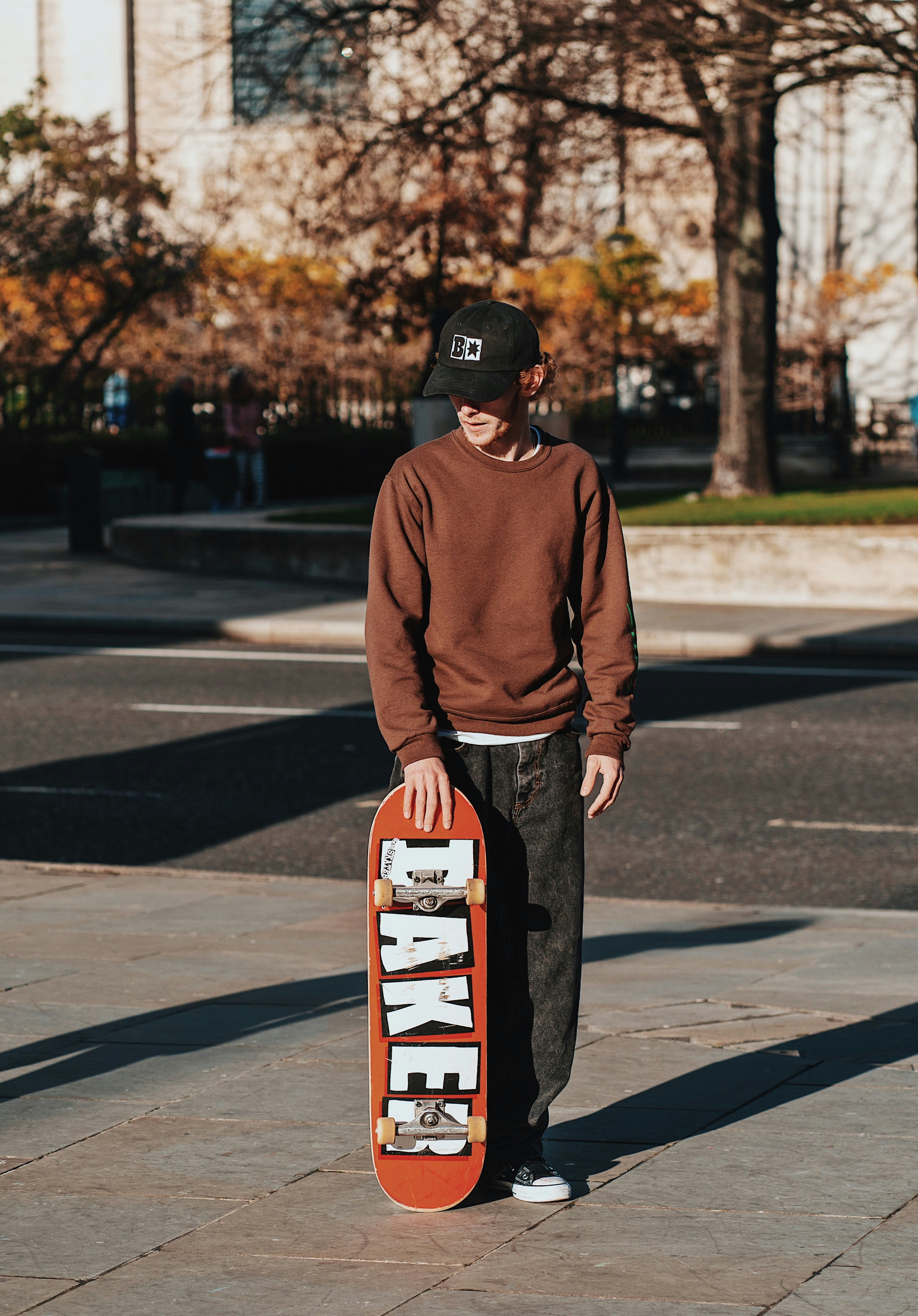 Sk8er in the Park: Quiet Confidence with Red Deck